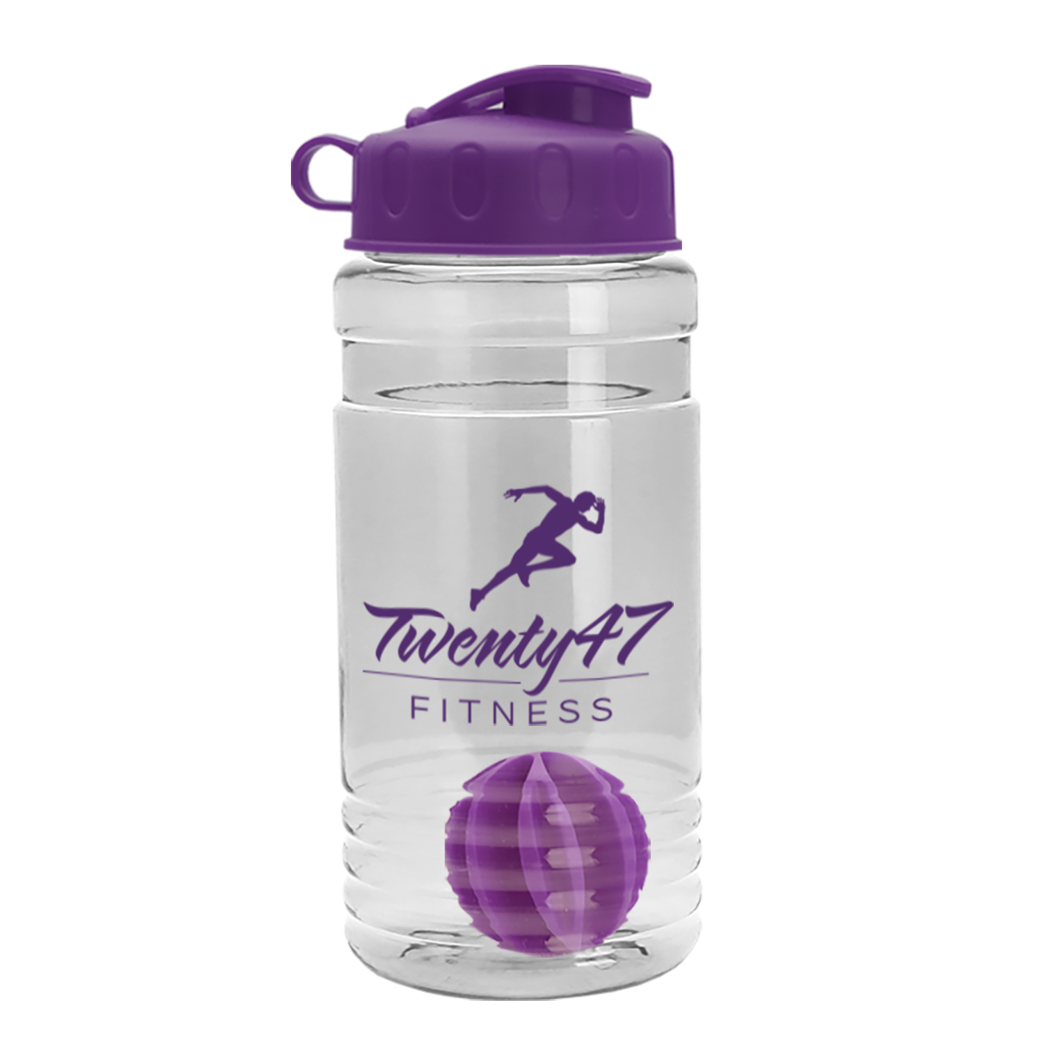 20 Oz. Transparent Shaker Bottle w/Flip Top Lid – Swag Made in the USA