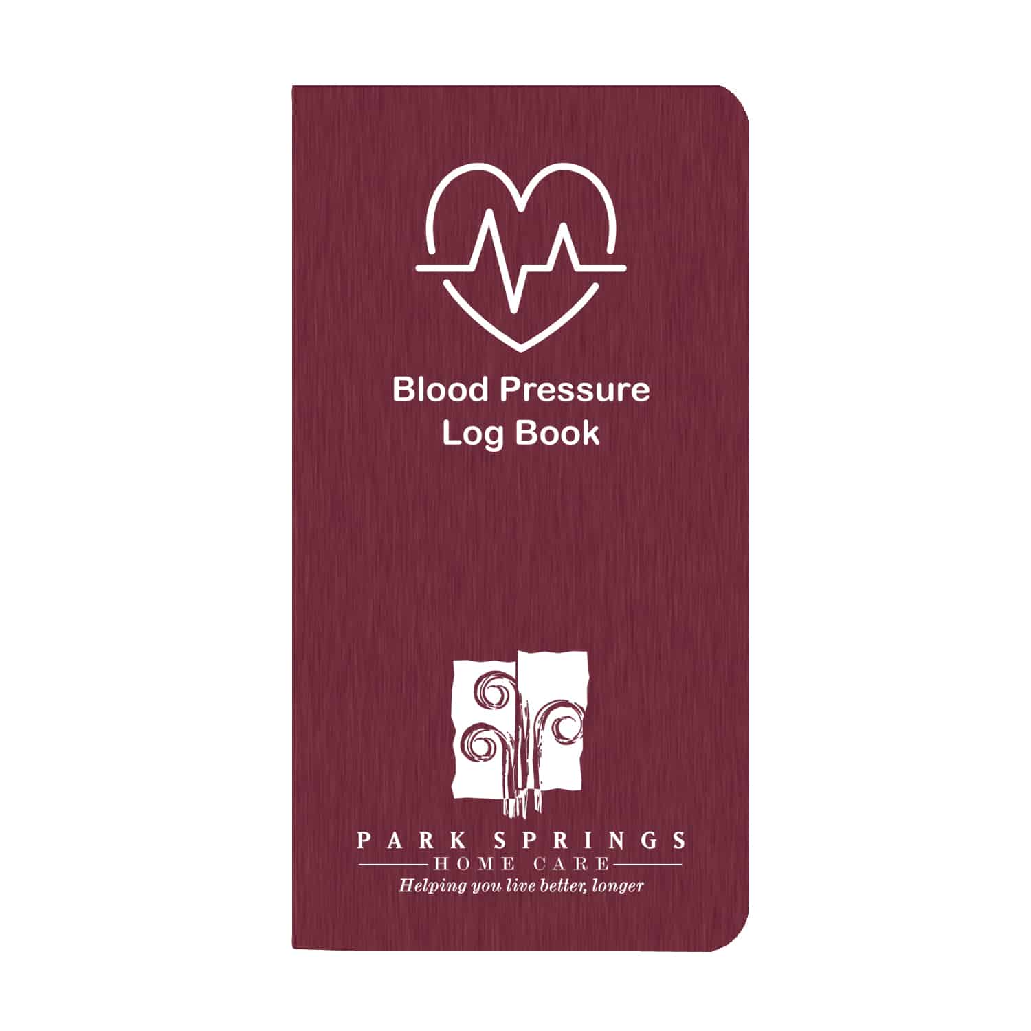 Blood Pressure Log Book w/ Shimmer Cover – Swag Made in the USA