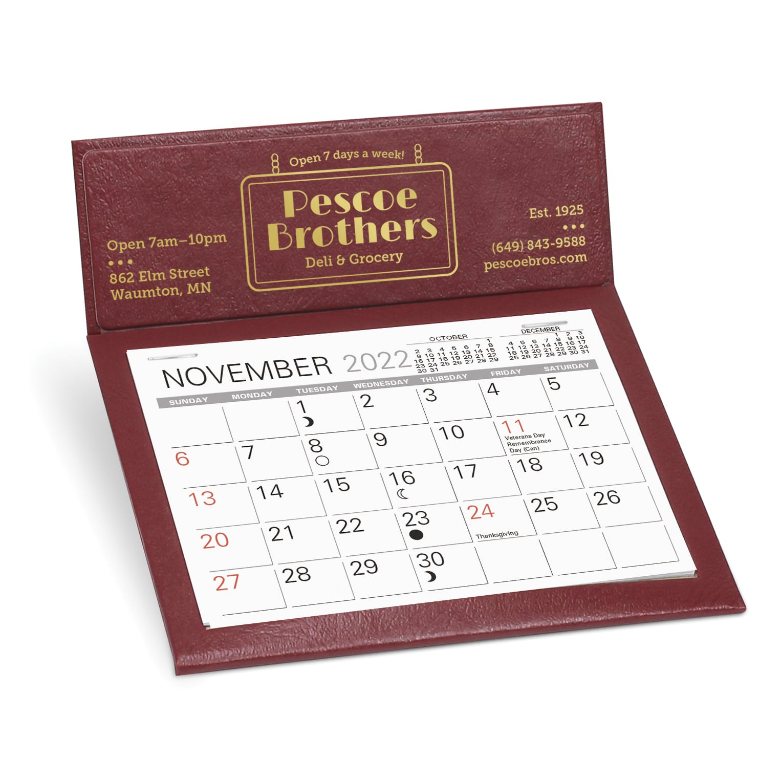 Citation II Desk Calendar – Swag Made in the USA