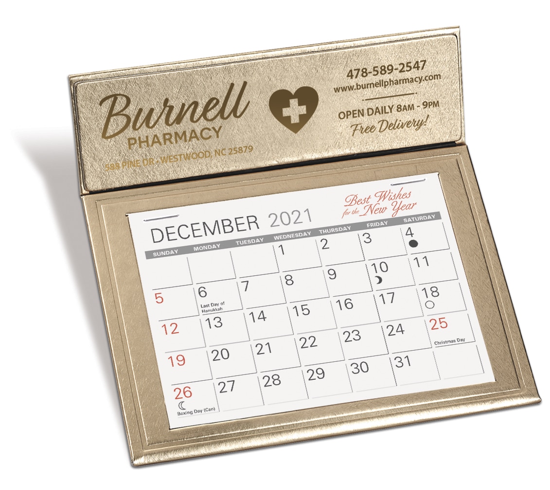 Crown Desk Calendar – Swag Made in the USA