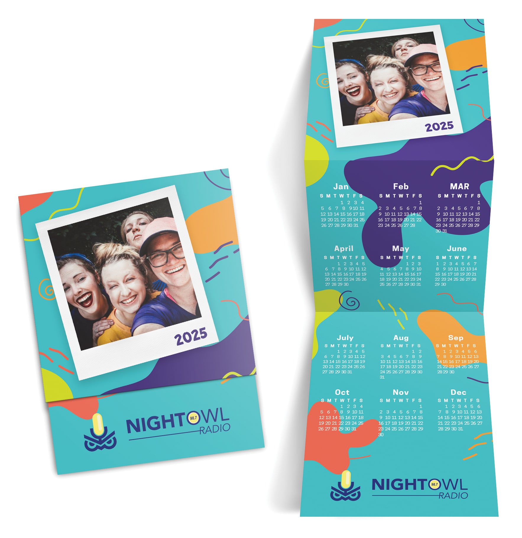 Custom Photo Trifold Calendar – Swag Made in the USA