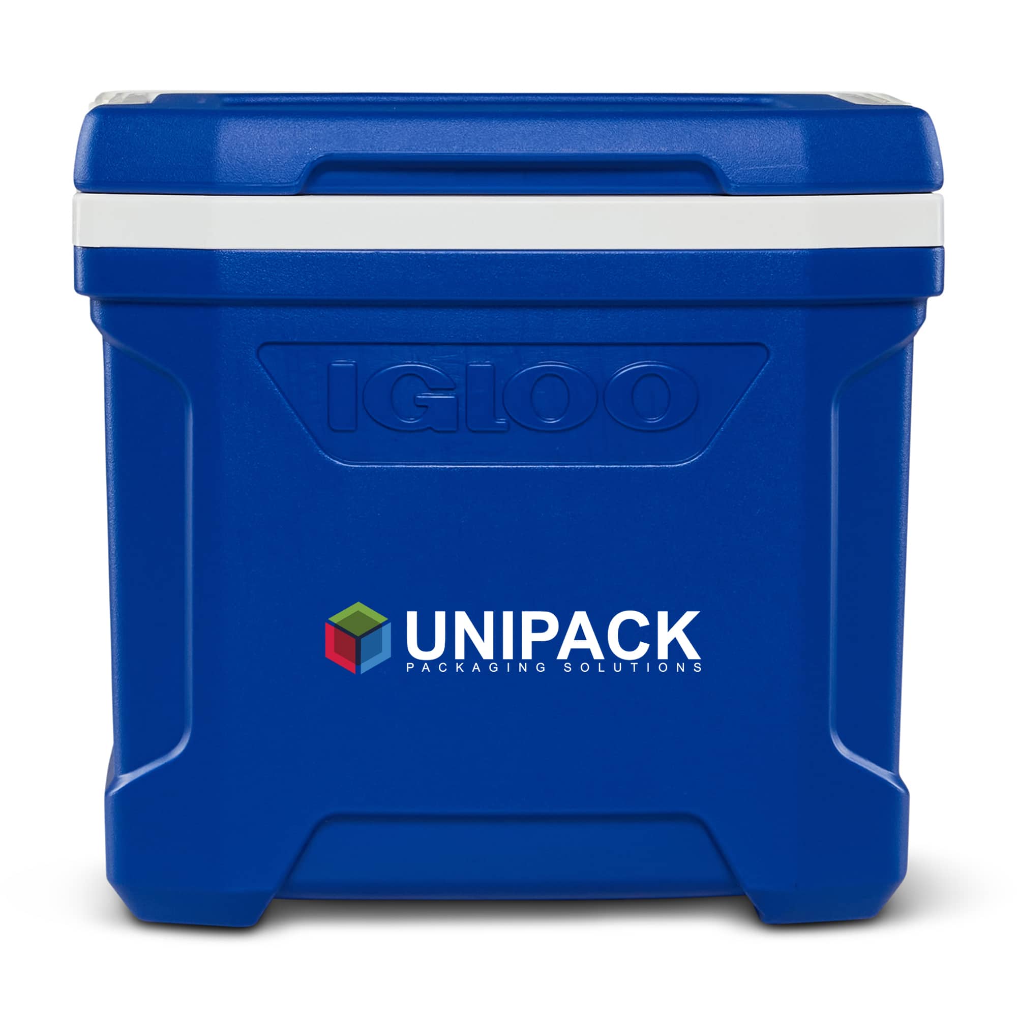 Igloo® Profile II 16 Qt Cooler – White-Majestic Blue – Swag Made in the USA