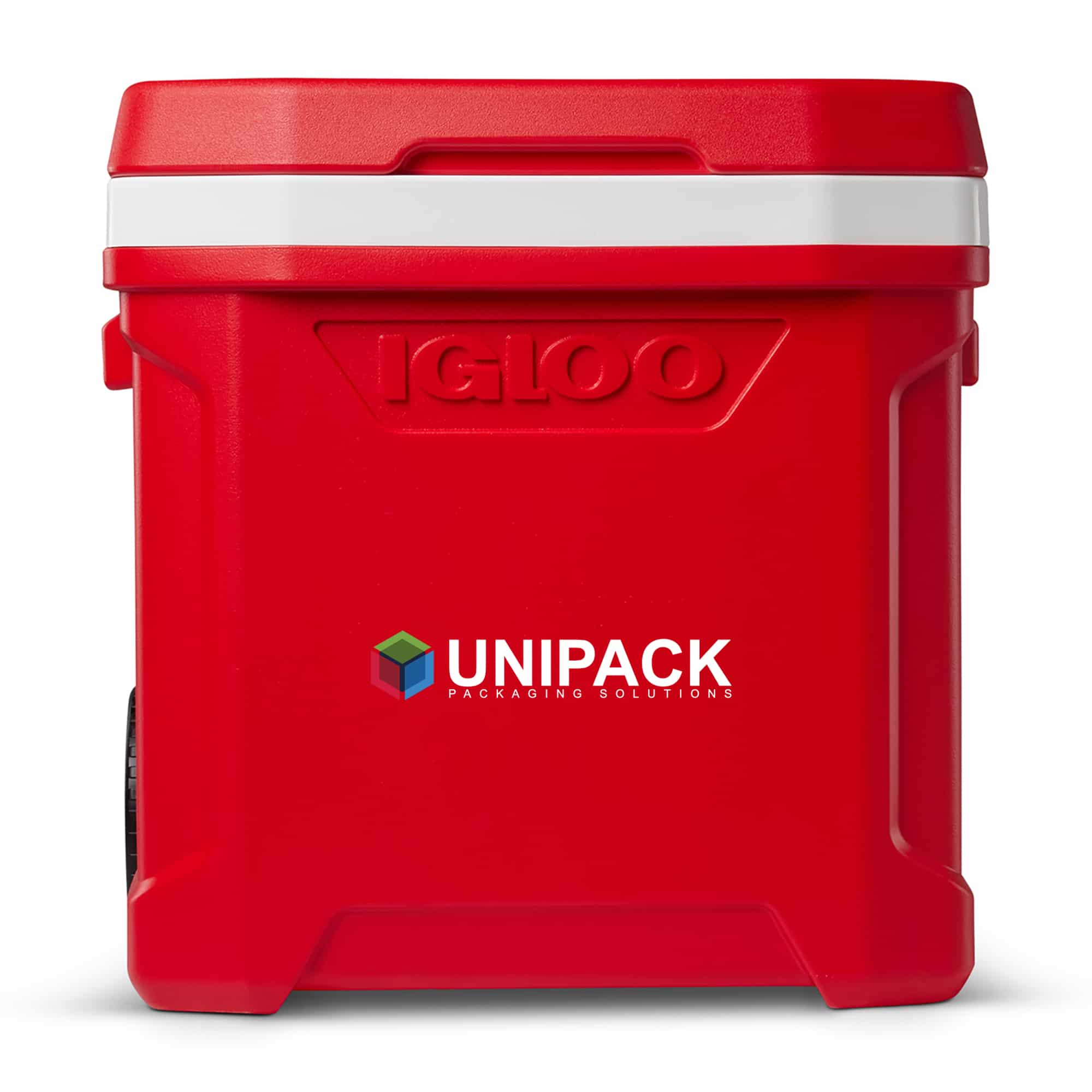 Igloo® Profile II 60 Qt Roller Cooler – White-Red Star – Swag Made in ...