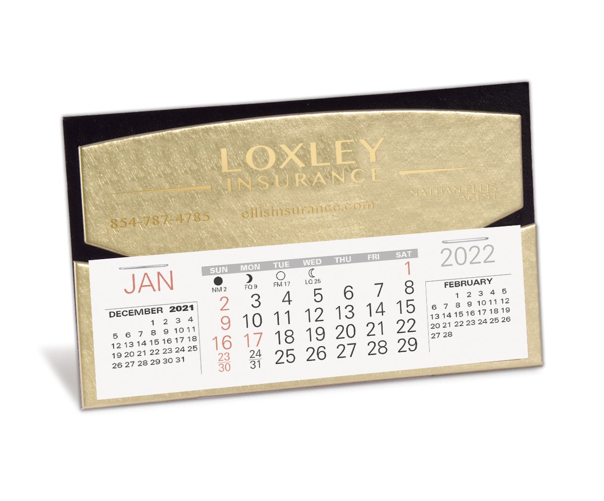 Midas Desk Calendar – Swag Made in the USA