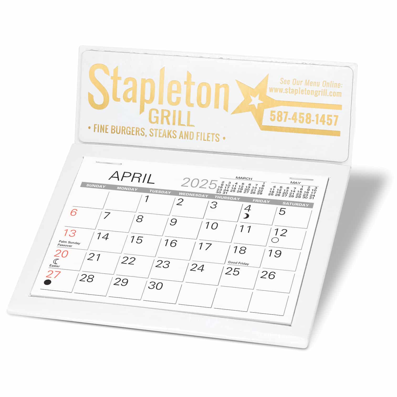 Naples Desk Calendar – Swag Made in the USA