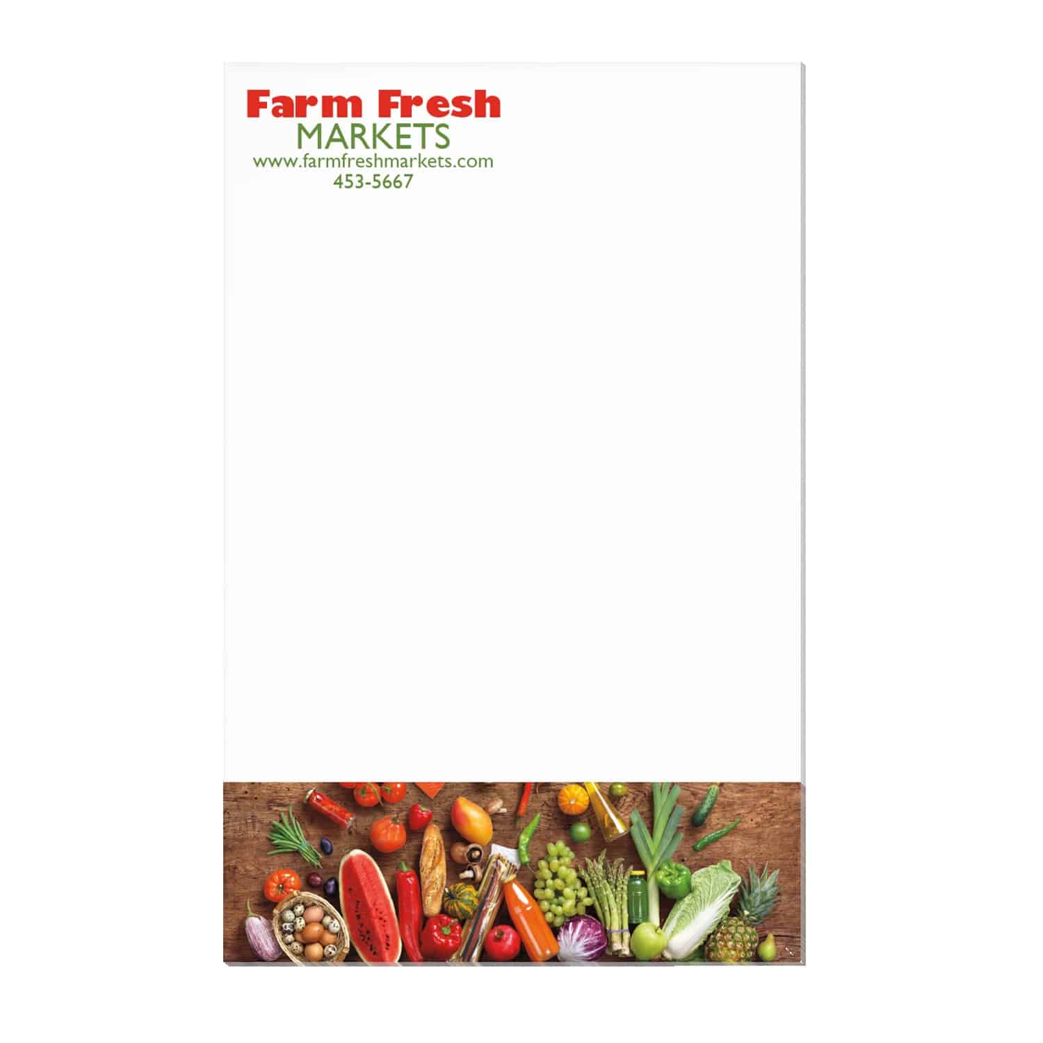 Scratch Pad | 5 1/4″ x 8 1/4″ | 25 Sheet – Swag Made in the USA