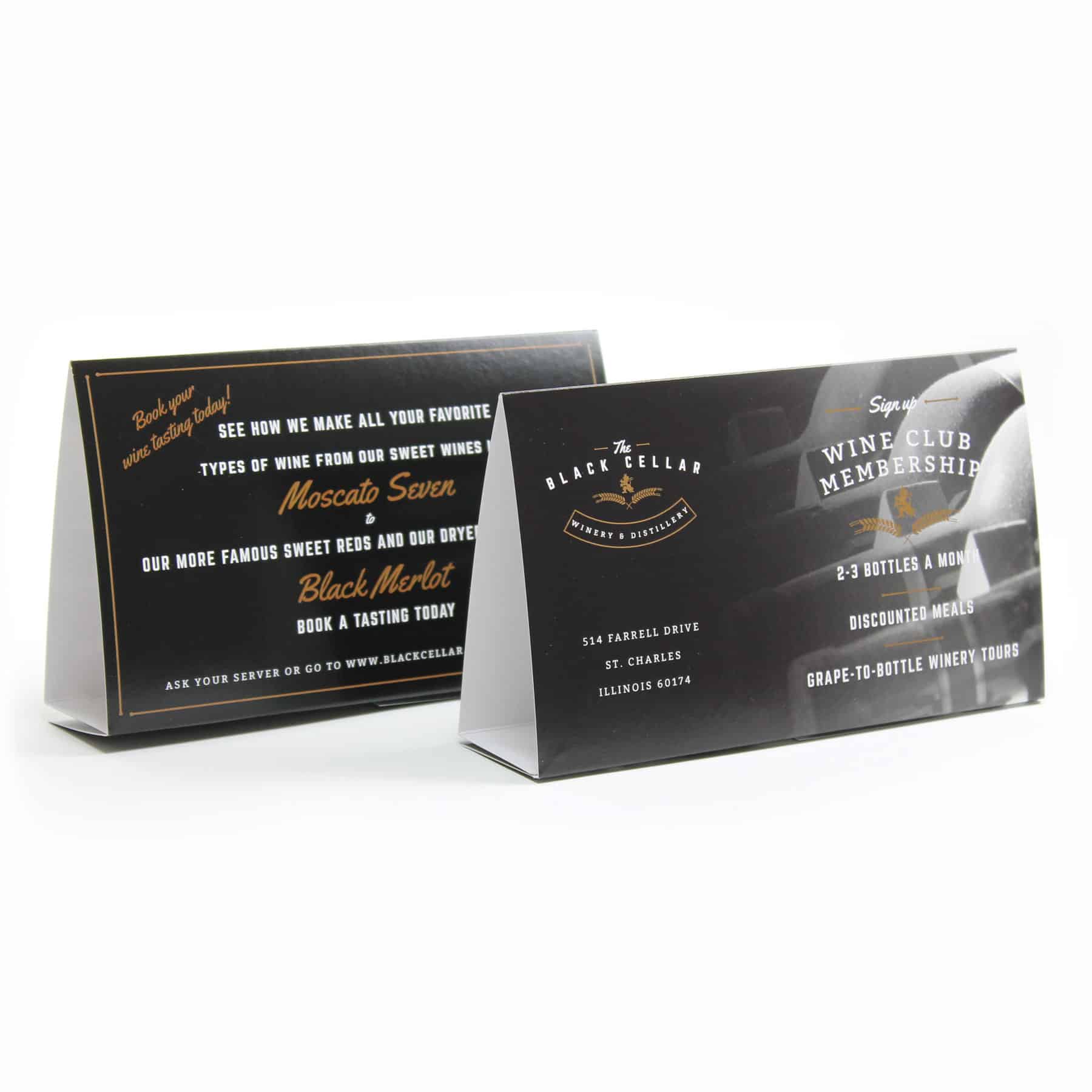 Table Tent – Horizontal – Swag Made in the USA