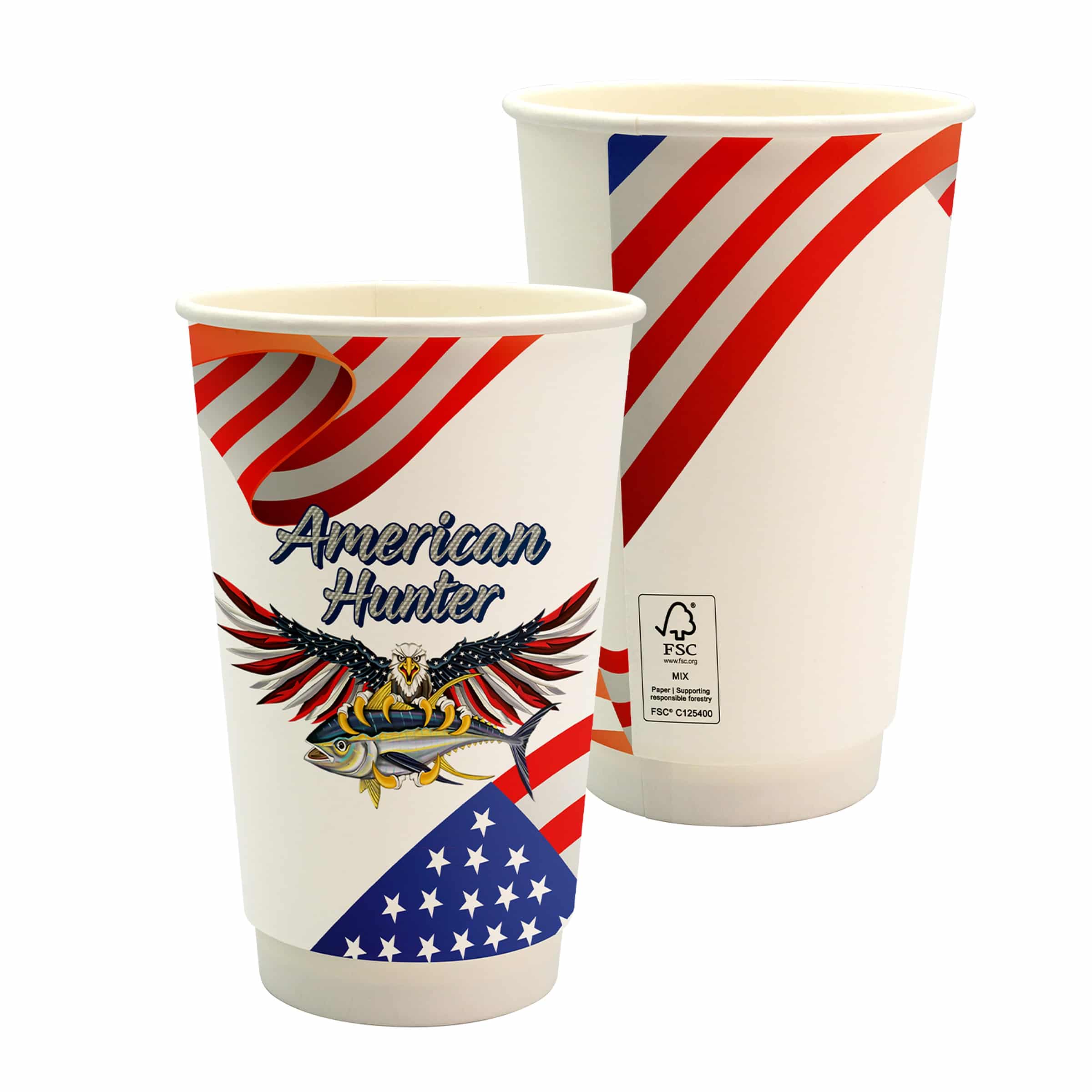 16 oz. Full Color Patriotic Paper Cup – Swag Made in the USA