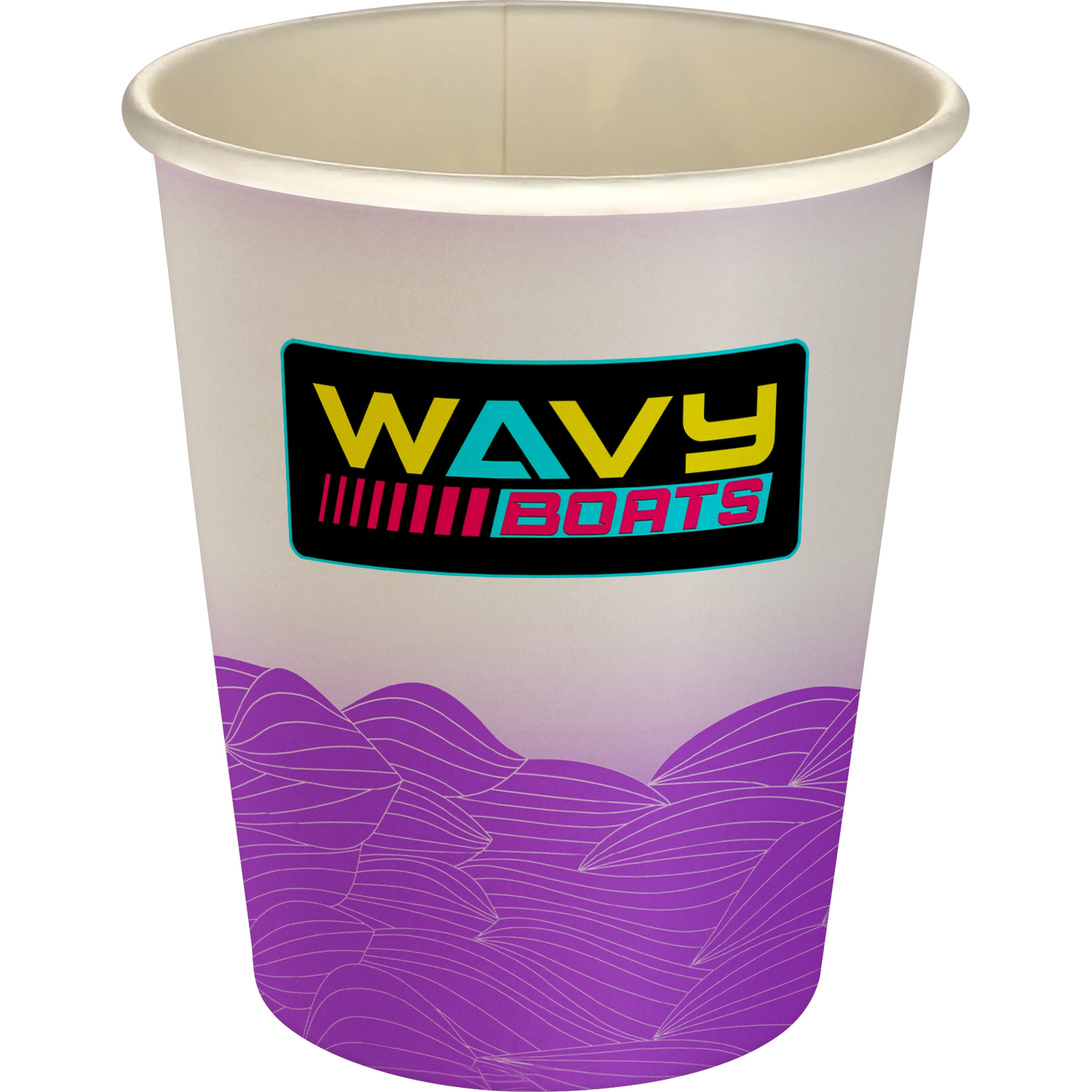 5 oz Full Color Turbulent Waves Paper Cup – Swag Made in the USA