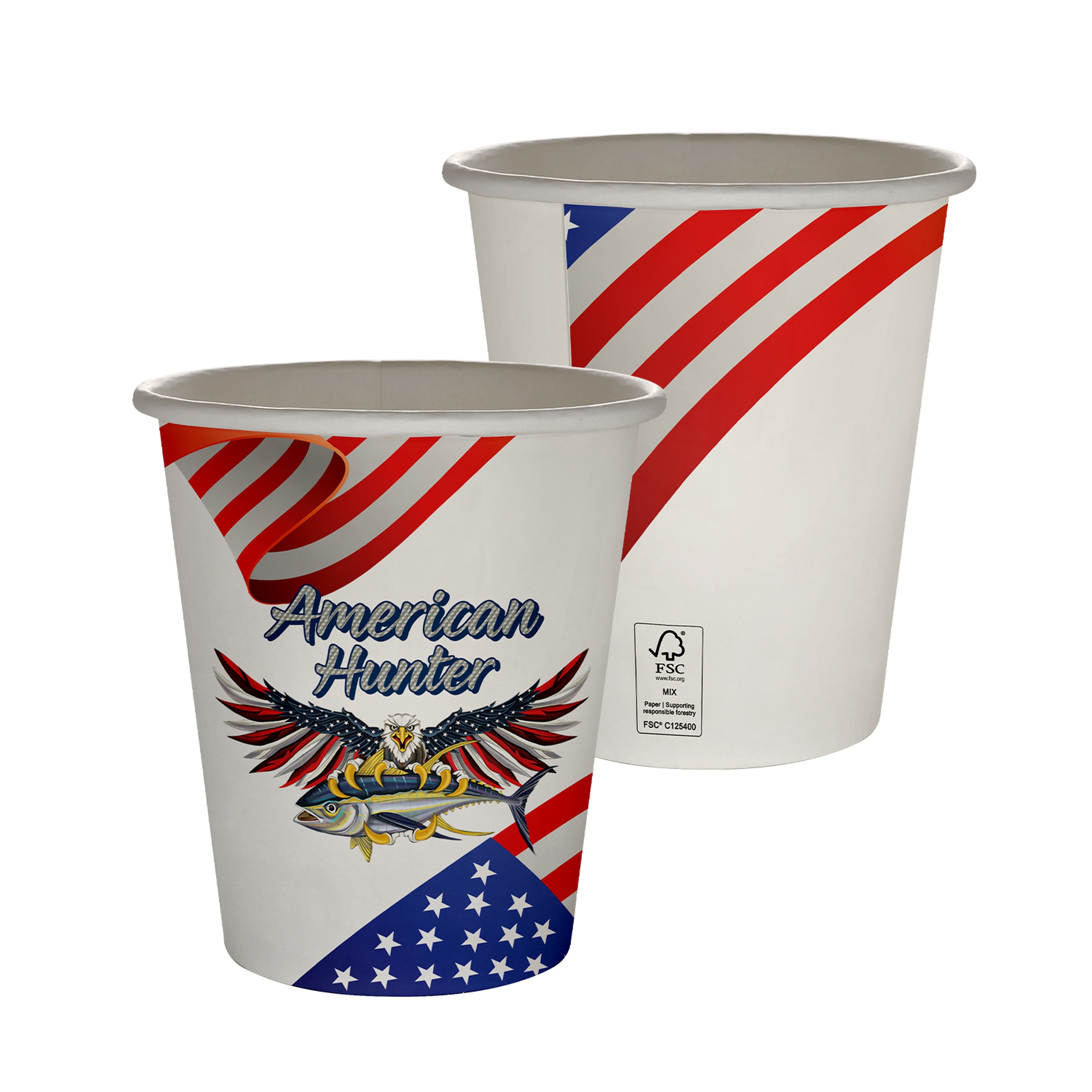 10 oz Full Color Patriotic Paper Cup – Swag Made in the USA