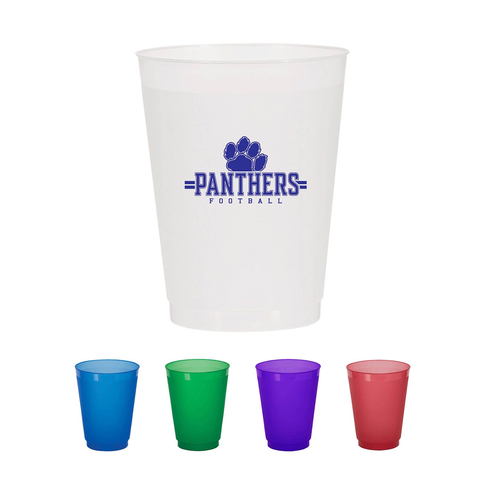 16 Oz. Reusable Frosted Flex Stadium Cup – Swag Made in the USA