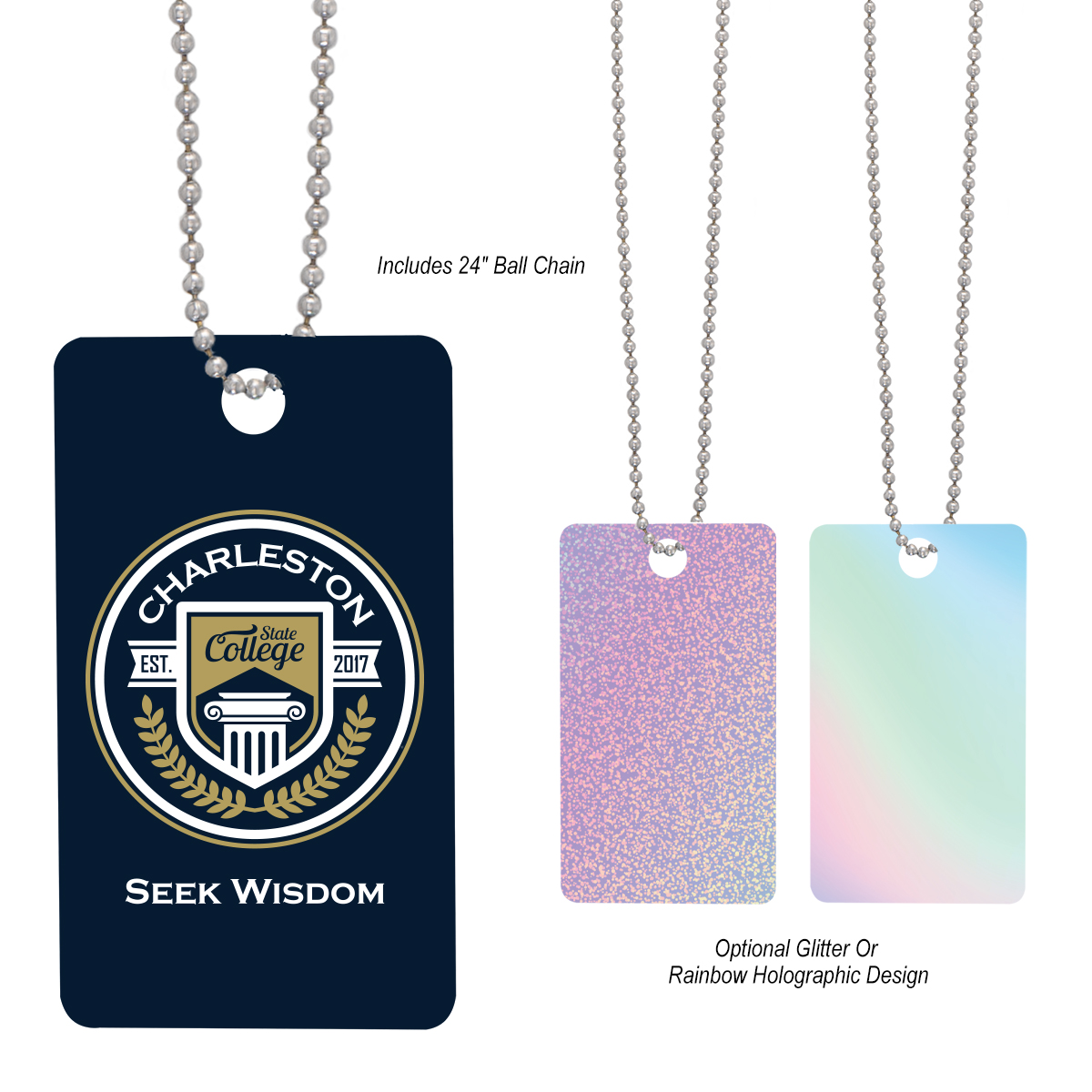 Acrylic Charm – Rectangle – Swag Made in the USA