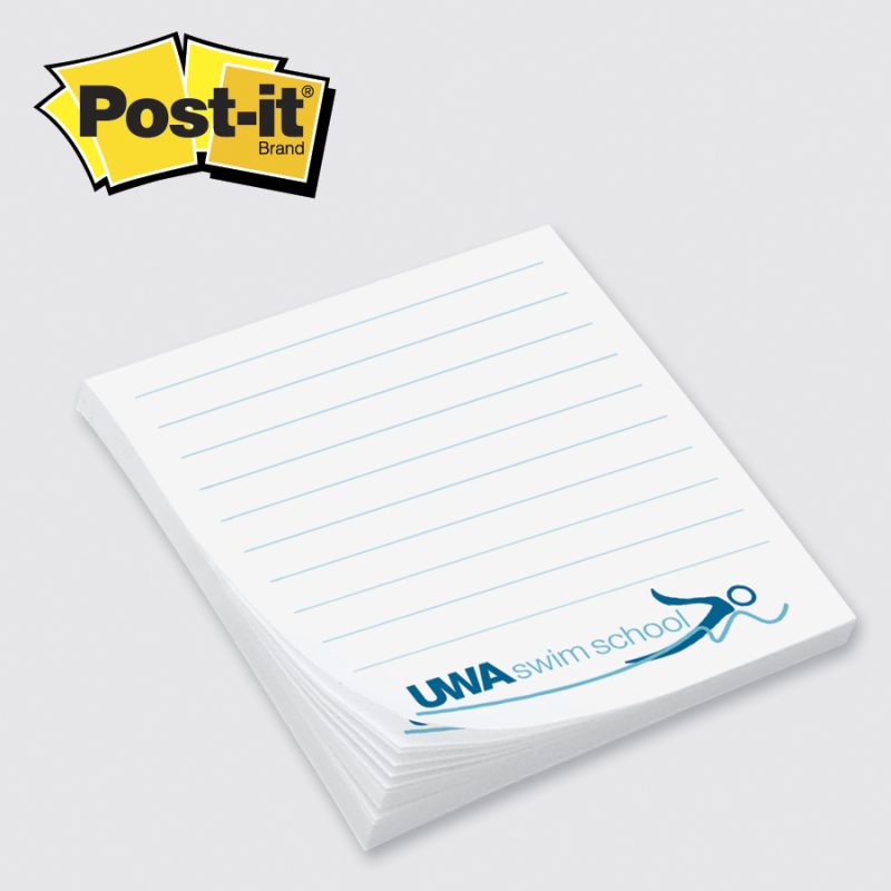 Custom Printed Post-it® Notes (2 3/4″x3″) 50 Sheets – Swag Made in the USA