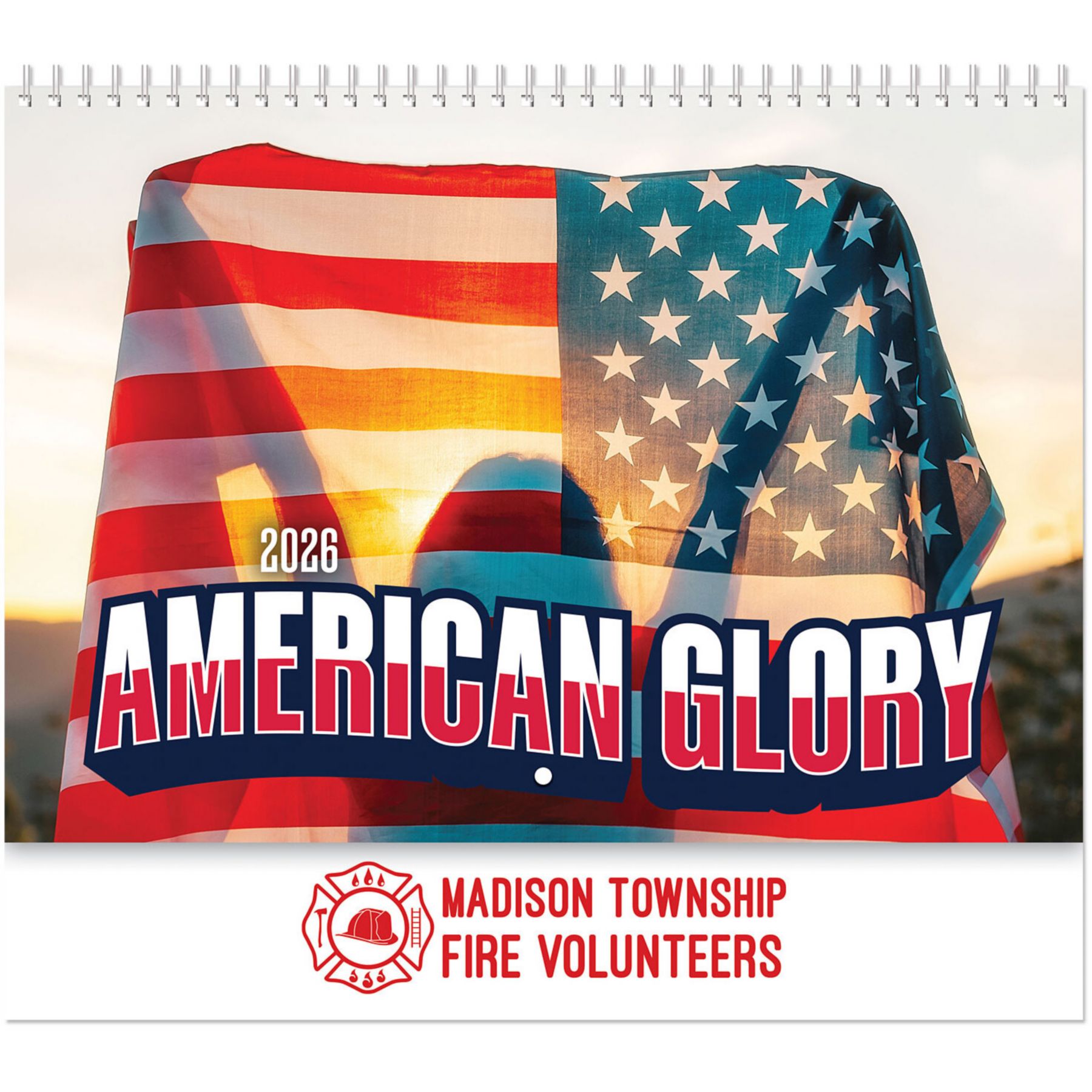 American Glory Spiral Wall Calendar – Swag Made in the USA