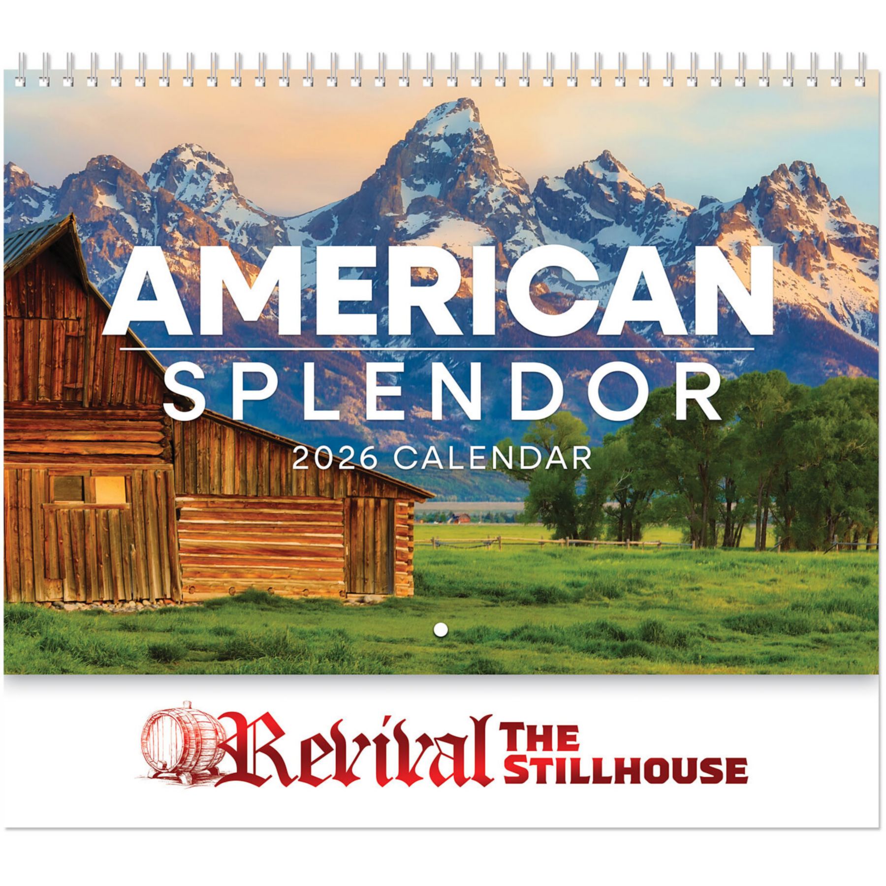American Splendor Spiral Wall Calendar – Swag Made in the USA