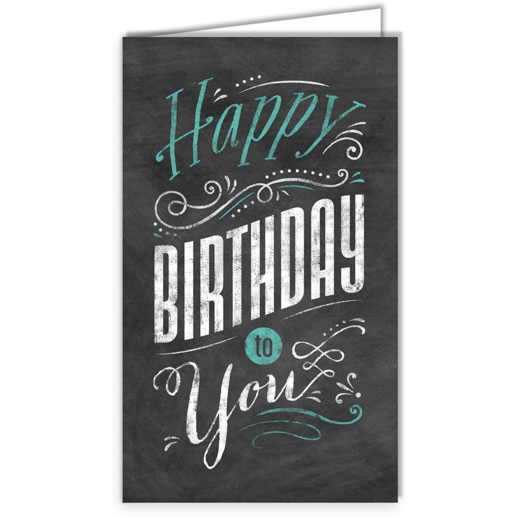 Chalkboard Birthday Card – Swag Made in the USA