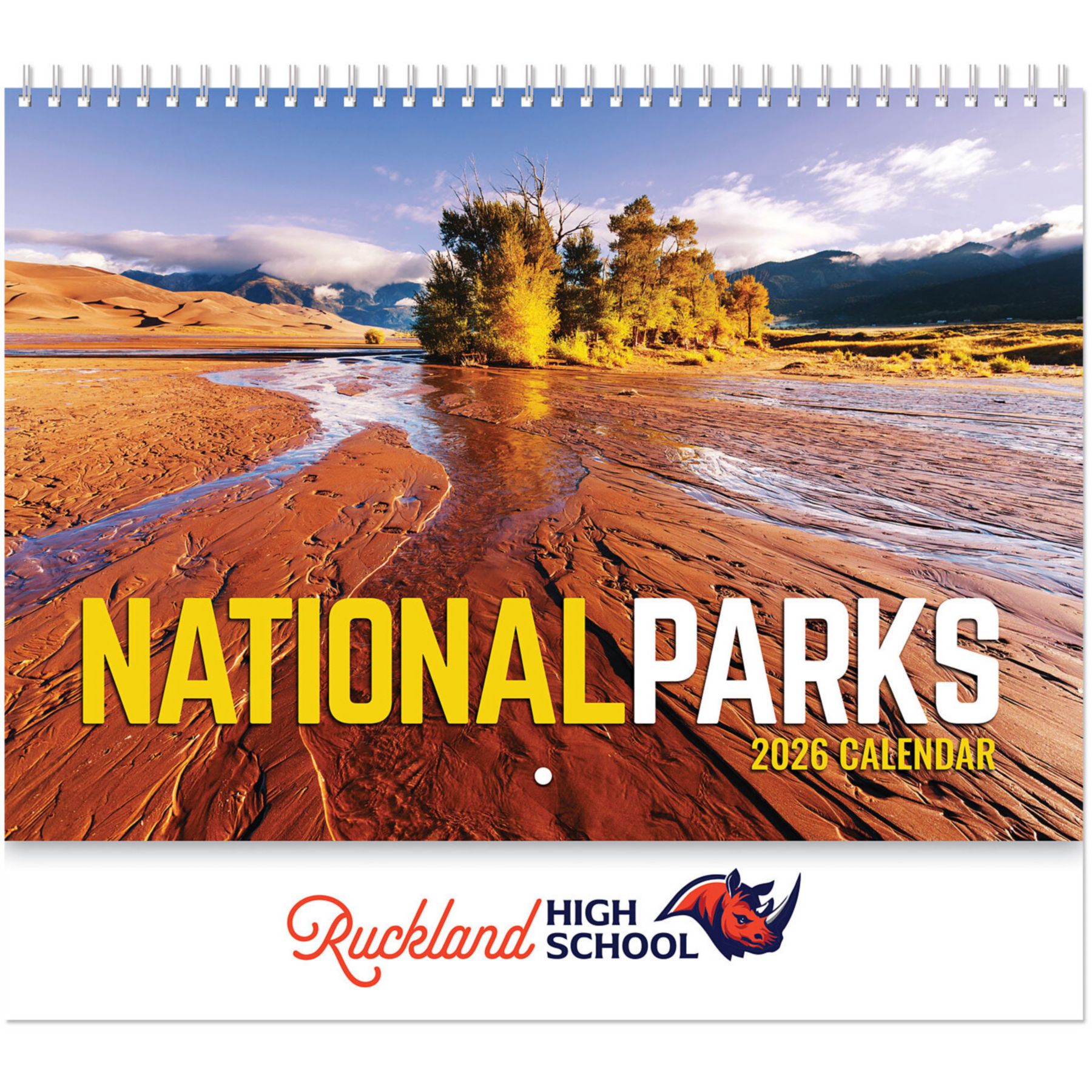 Full Color National Parks Spiral Wall Calendar – Swag Made in the USA