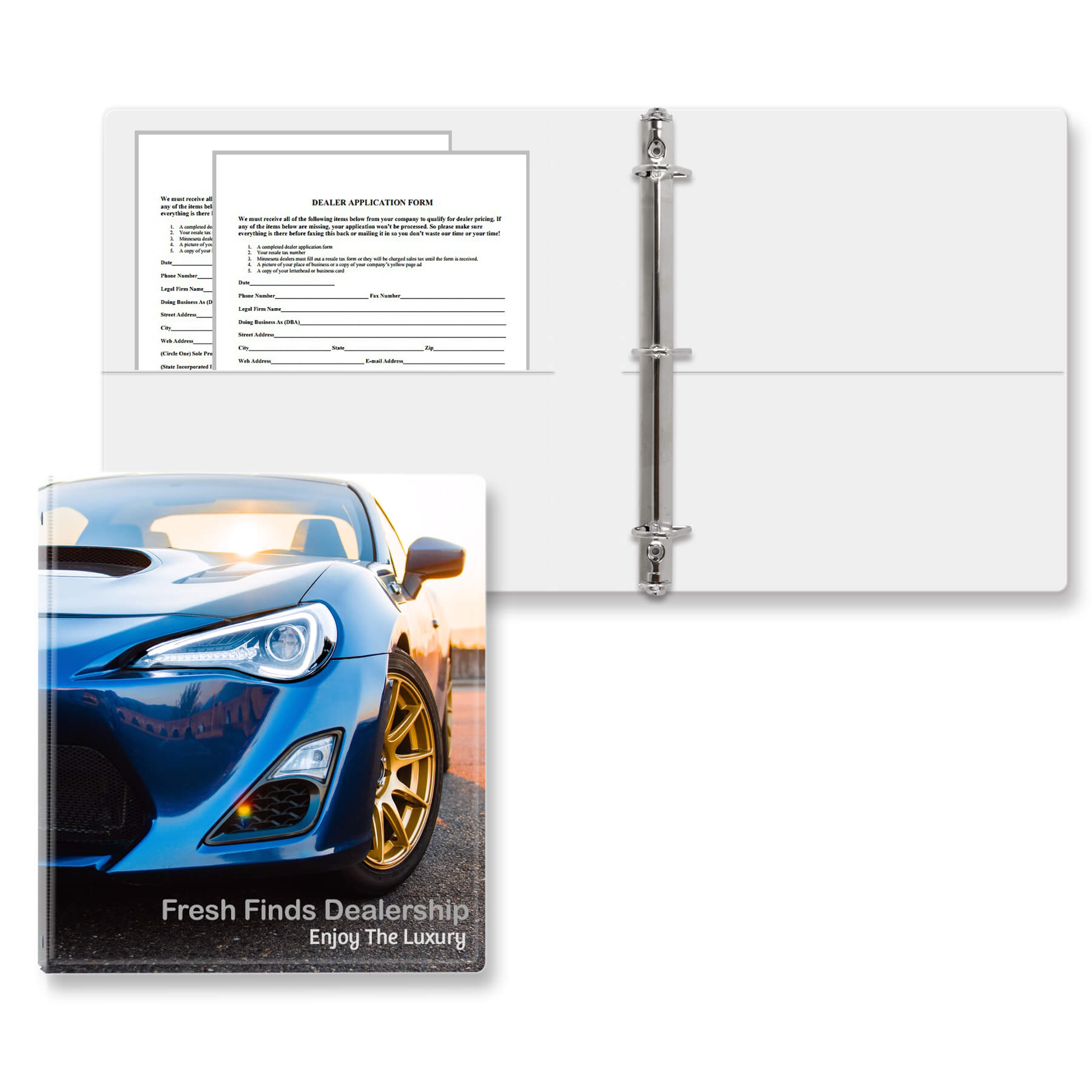 1″ Classic Angle D Ring Binder – Swag Made in the USA