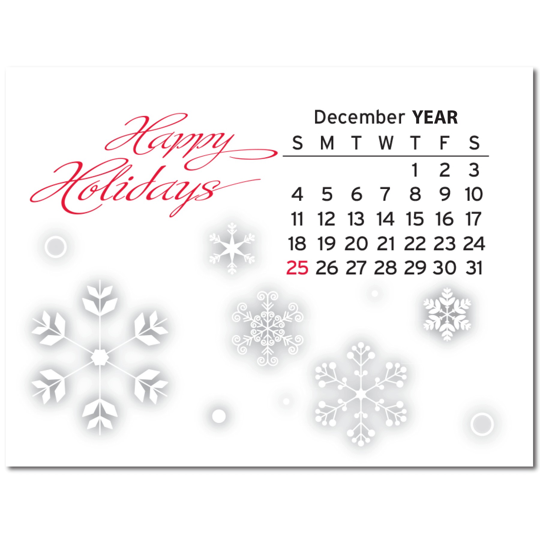 Adhesive Peel-N-Stick® Calendar – Car – Swag Made in the USA