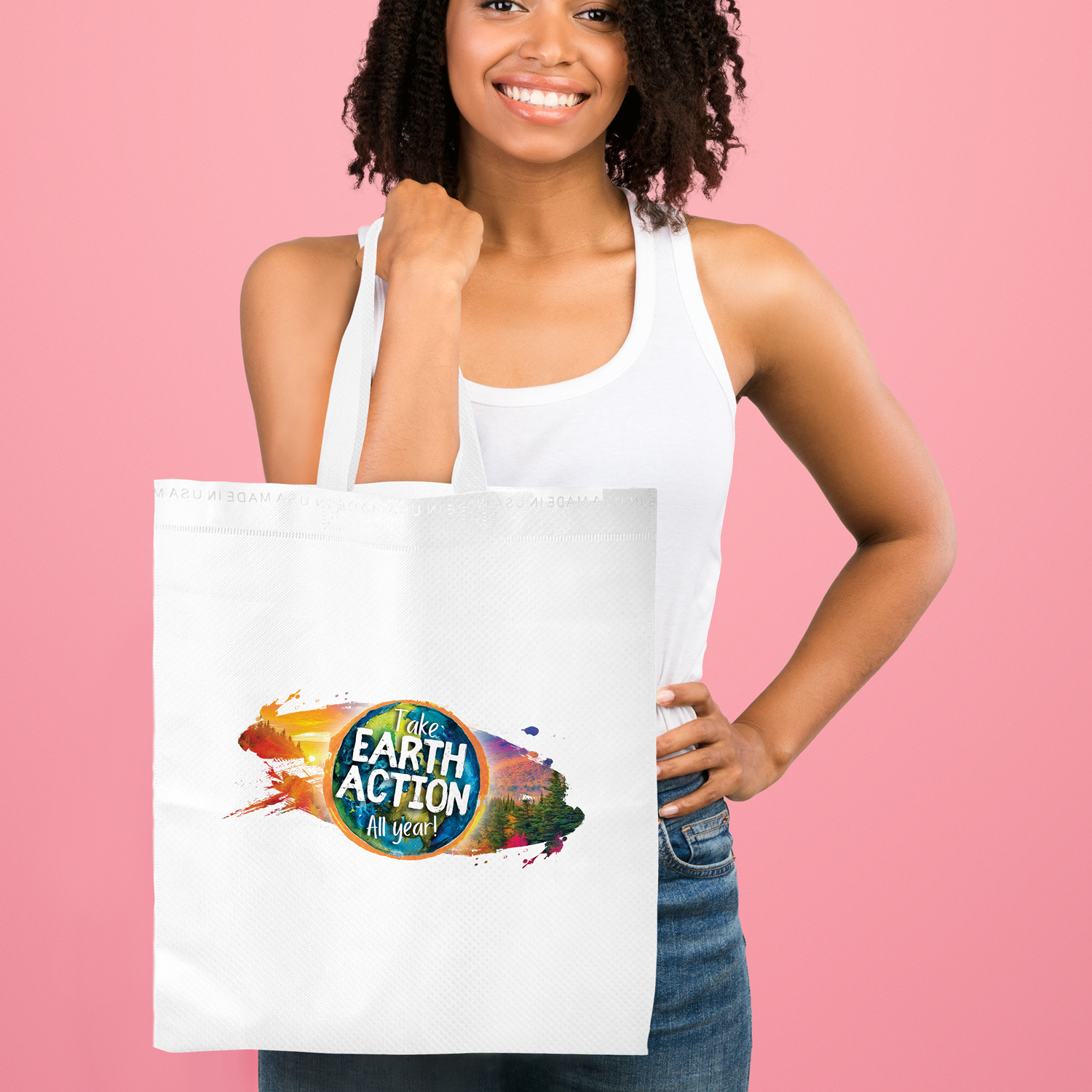 Full Color Laminated Tall Value Bag – Swag Made in the USA