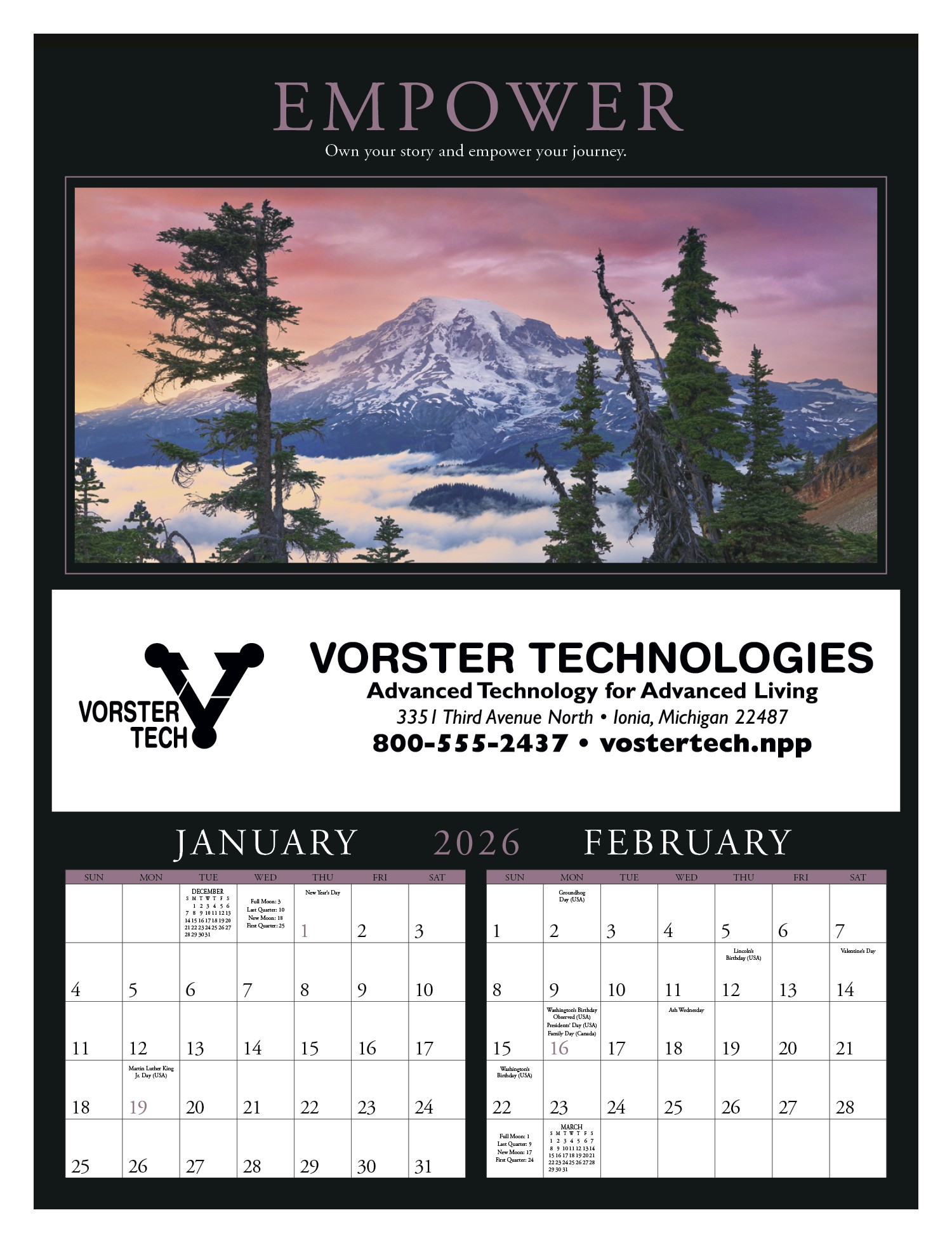 Triumph® Calendars Motivations Calendar – Swag Made in the USA