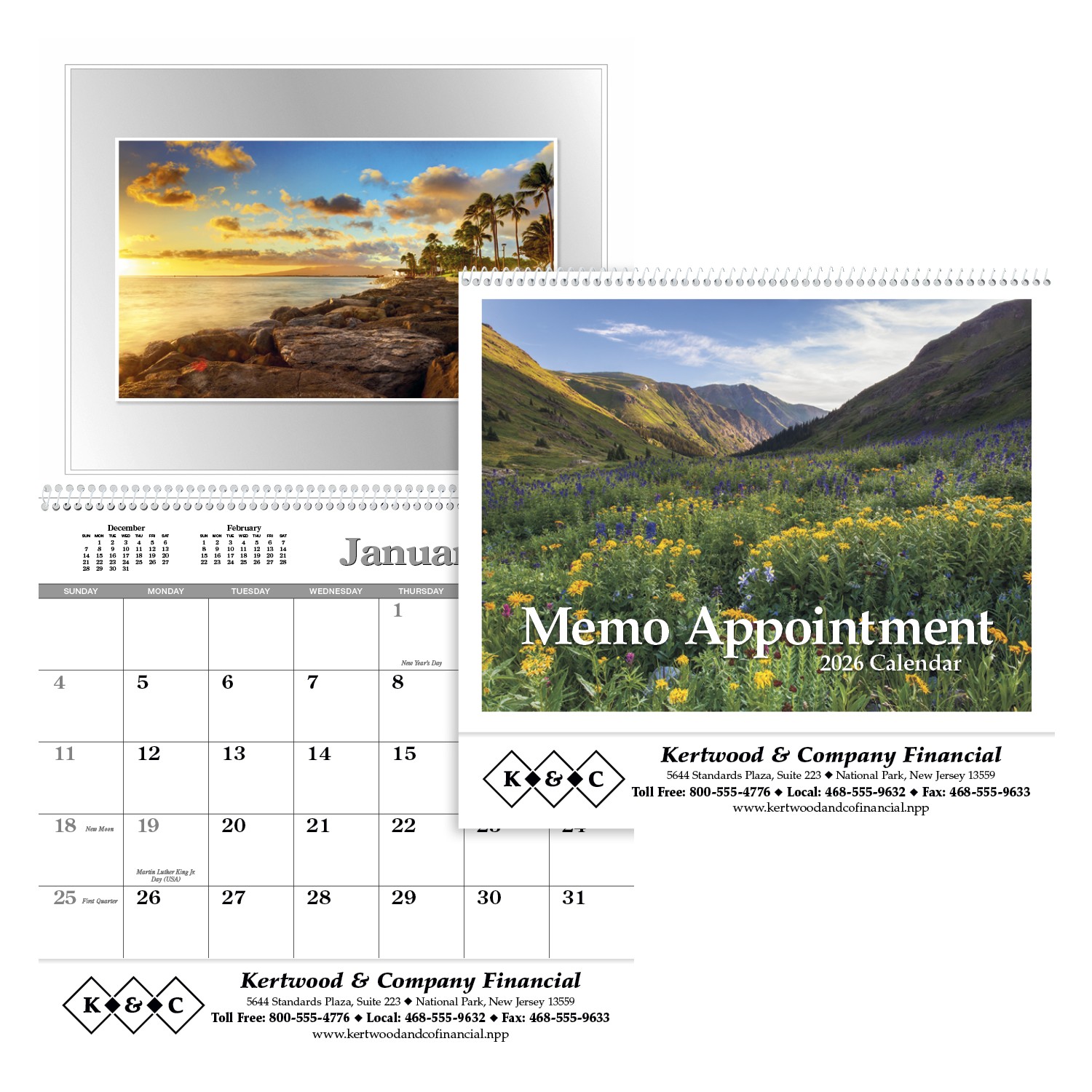 Triumph® Calendars Memo Appointment with Picture – Swag Made in the USA
