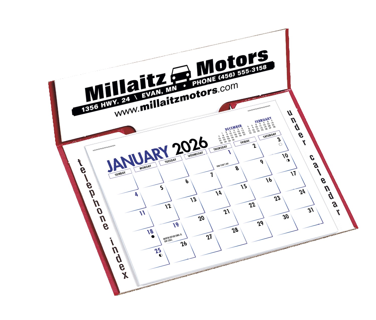 Triumph® Calendars Memo Calendar – Swag Made in the USA