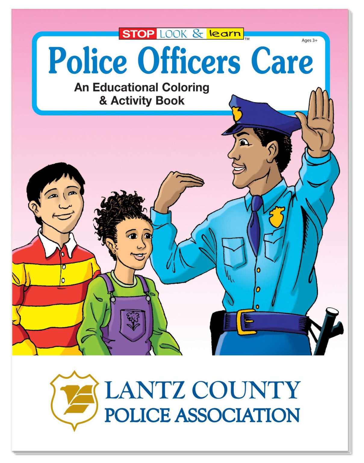 Coloring Book: Police Officers Care – Swag Made in the USA