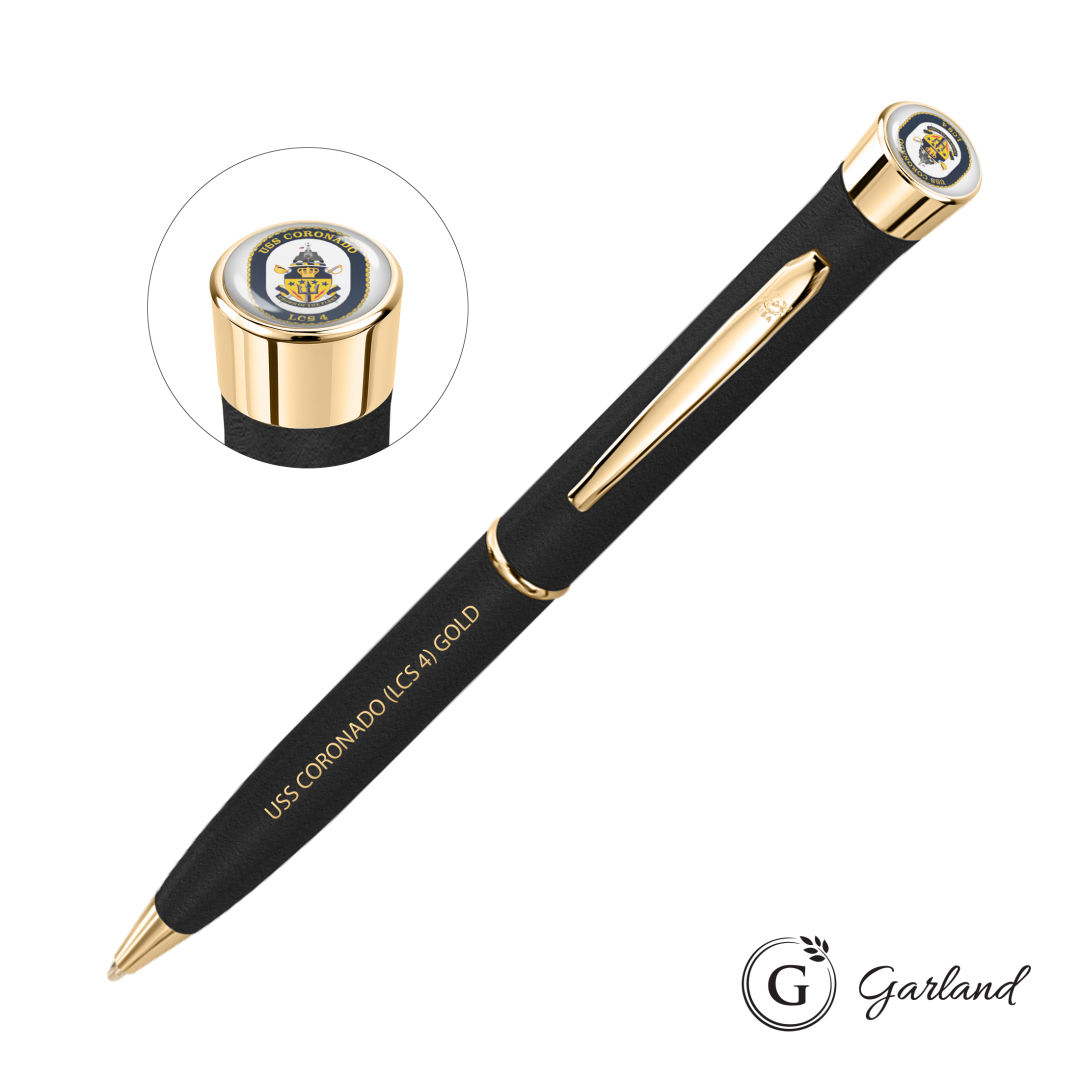 Garland® Tactical Custom Textured Twist Pen – Gold – Swag Made in the USA