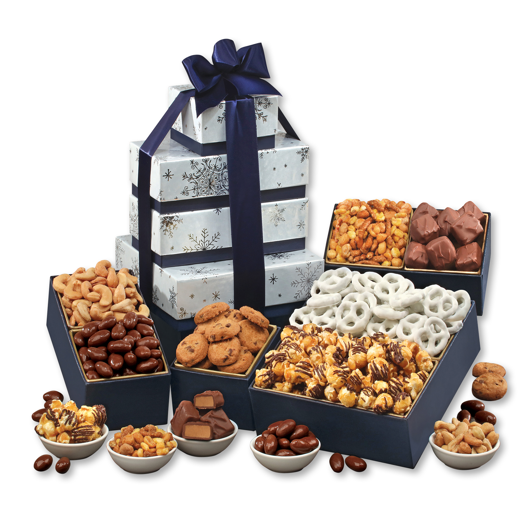 Grand Gourmet Snowflake Tower – Swag Made in the USA