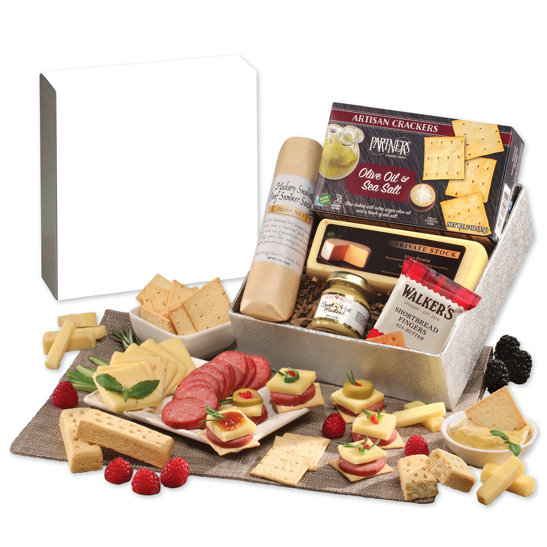 Shelf Stable Snack Lover’s Gift Box with Full Color Sleeve – Swag Made ...