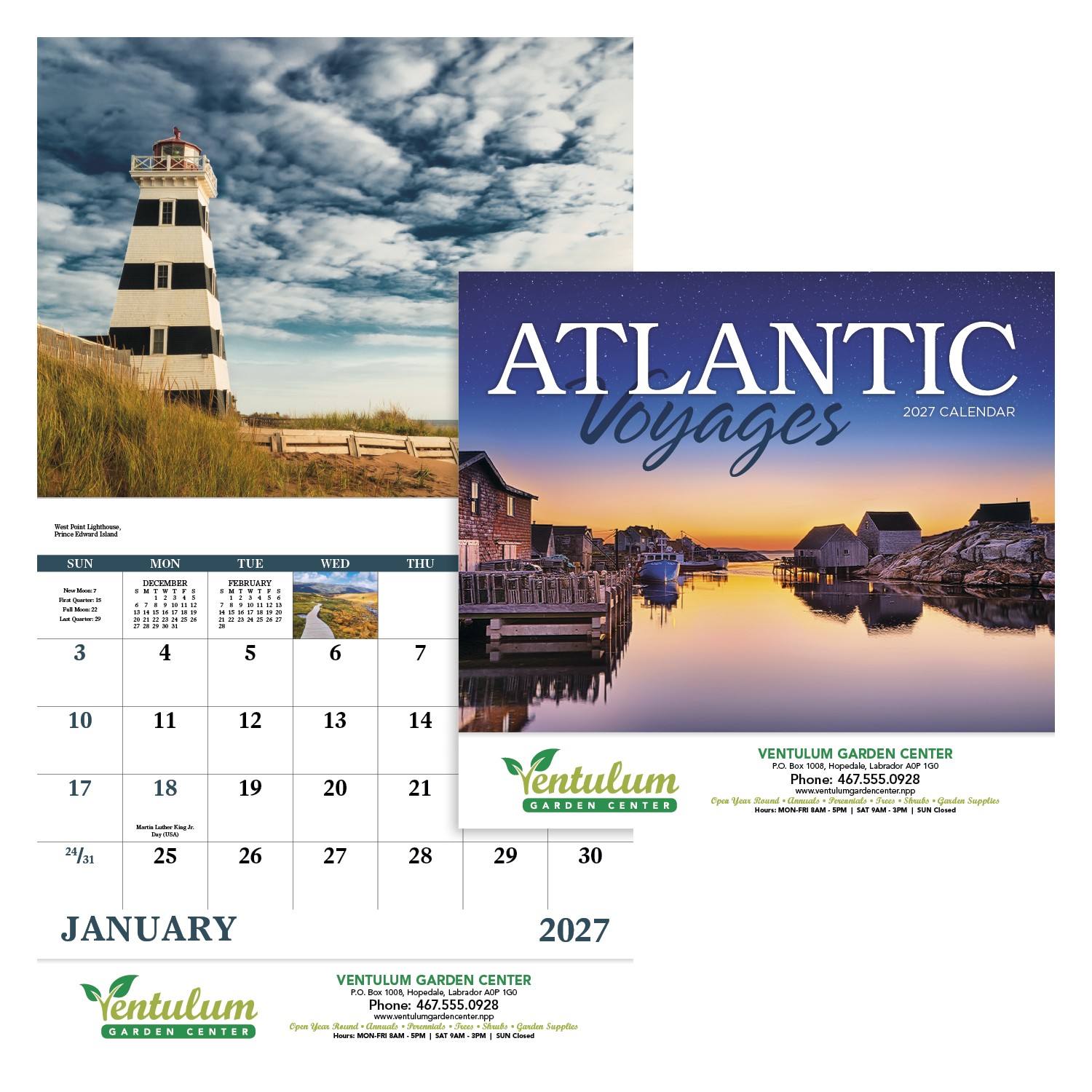 Good Value™ Atlantic Voyages – Stapled Calendar – Swag Made in the USA