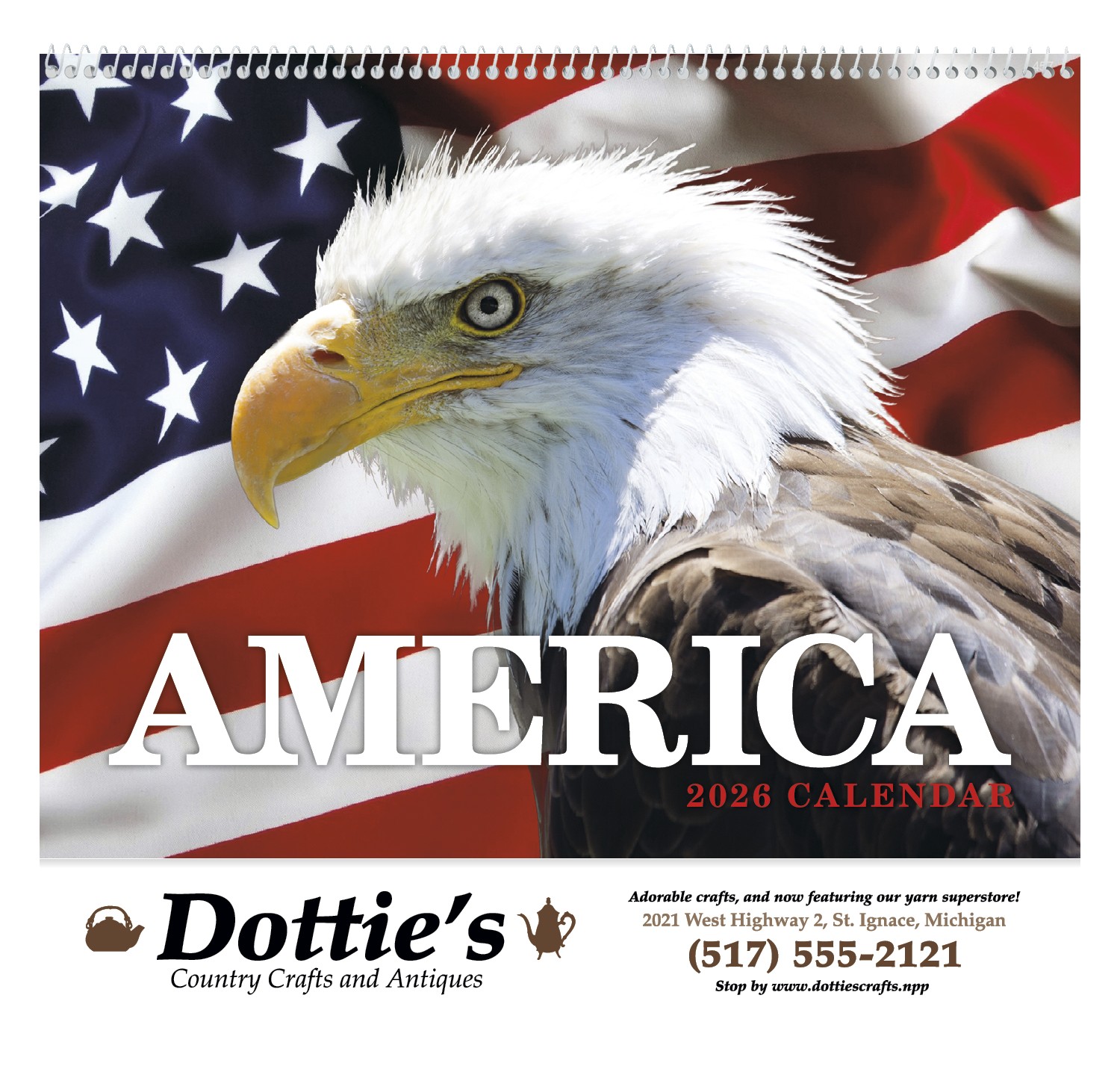 HotLine® Products America Appointment Calendar – Spiral – Swag Made in ...