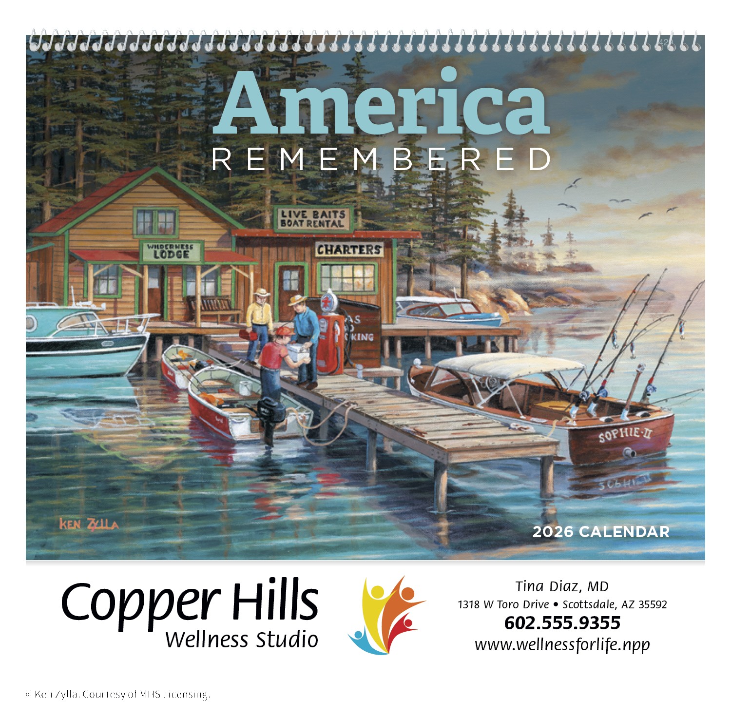 HotLine® Products America Remembered Appointment Calendar – Spiral ...