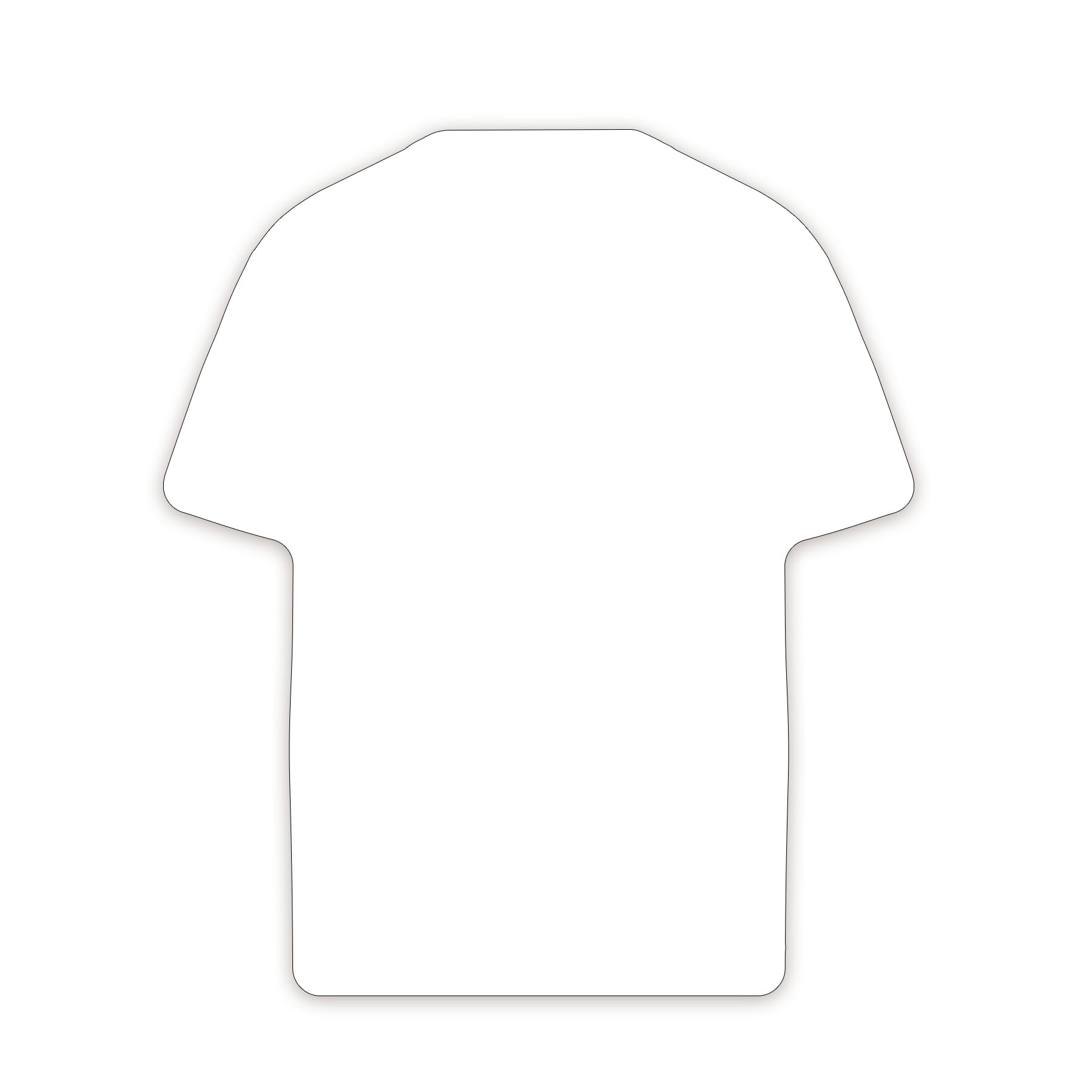 Shirt Shaped NoteKeeper™ Magnet 20 Mil – Swag Made in the USA