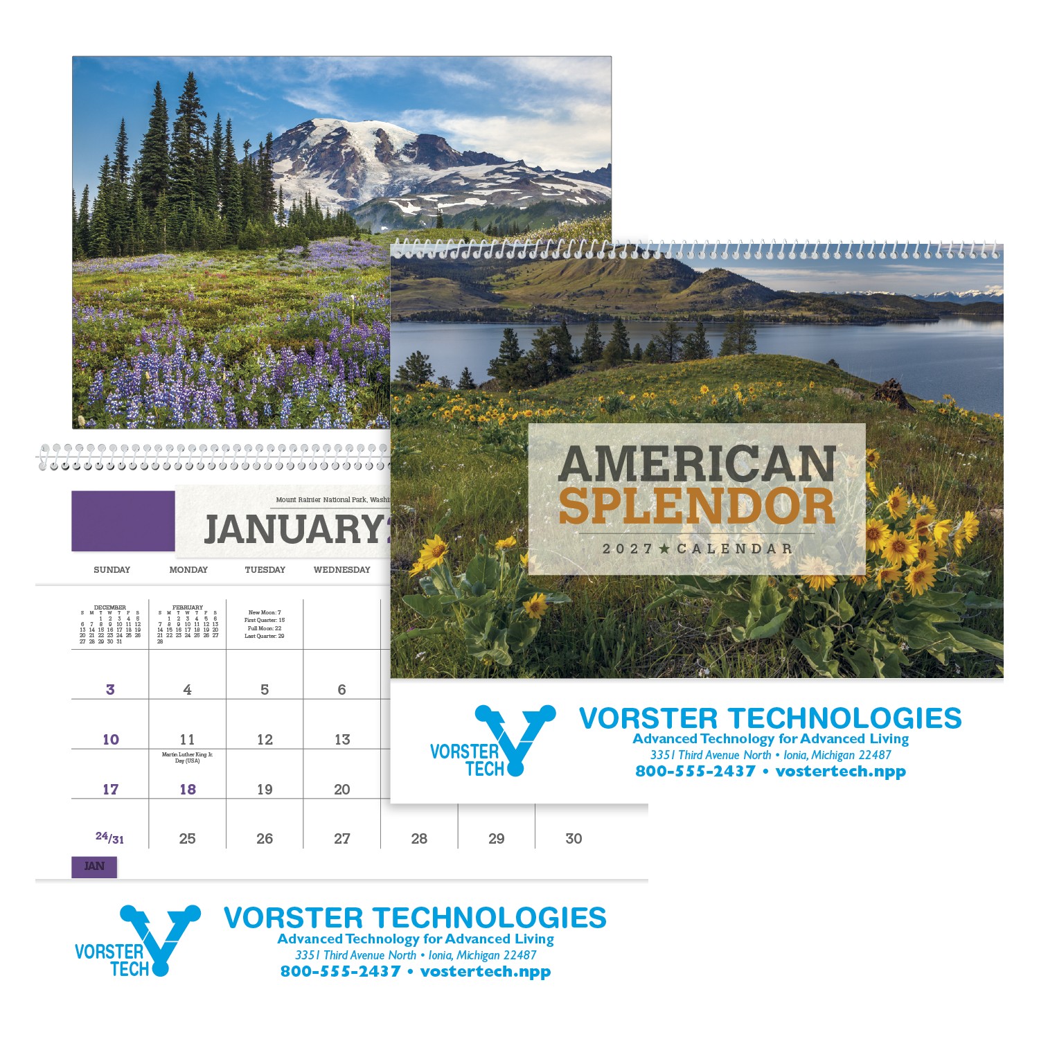 Triumph® Calendars American Splendor Pocket Calendar – Swag Made in the USA