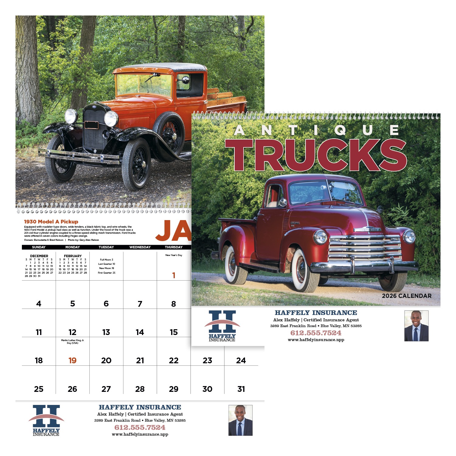 Triumph® Calendars Antique Trucks Calendar – Swag Made in the USA