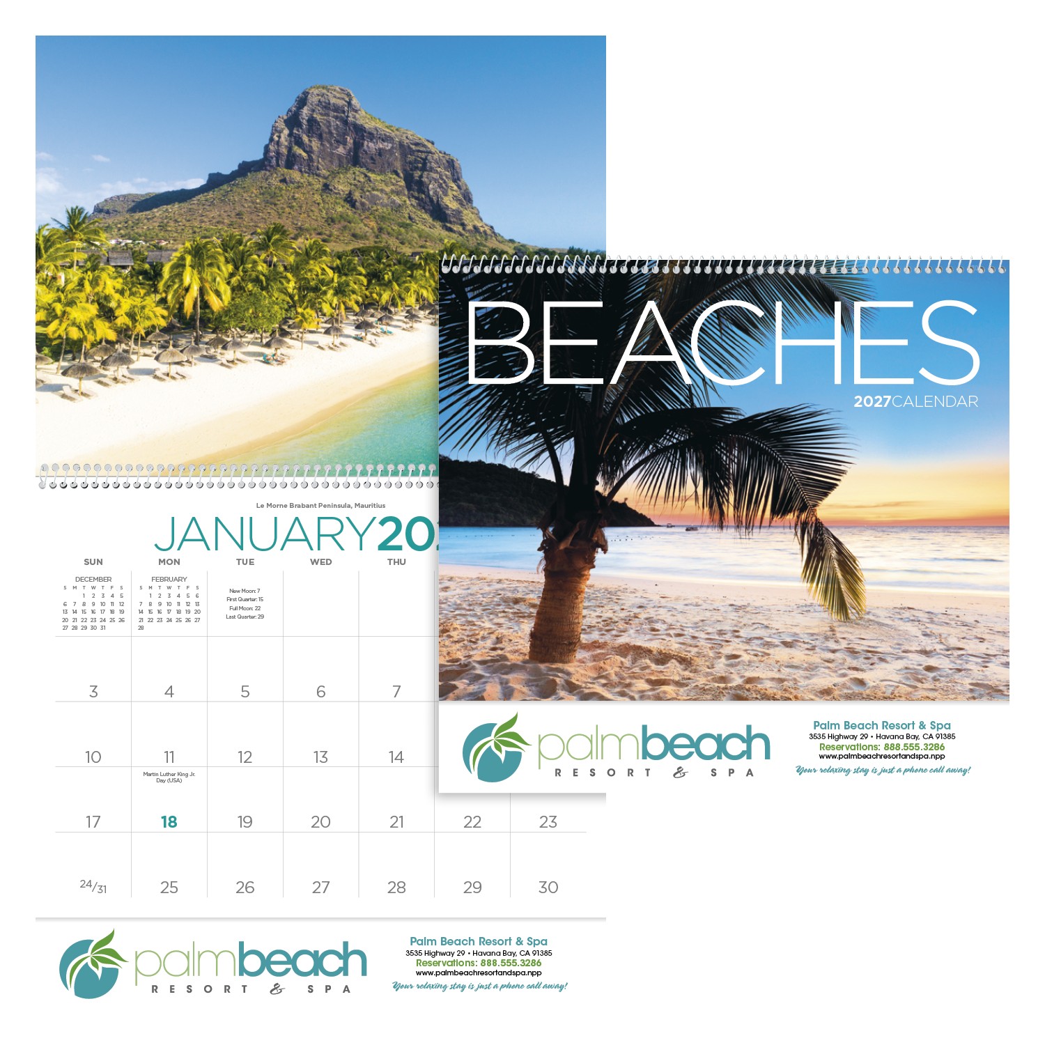 Triumph® Calendars Beaches Calendar – Swag Made in the USA