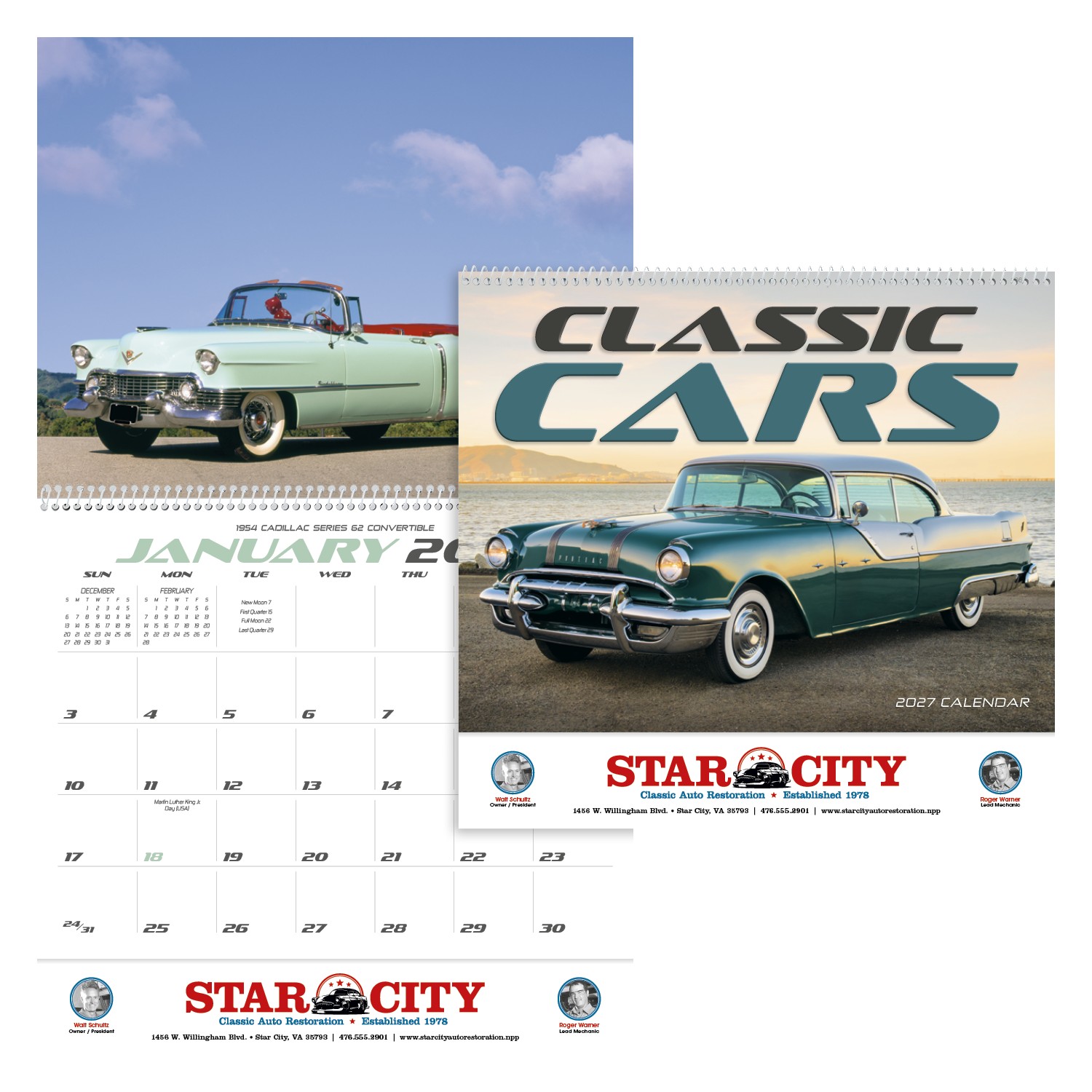 Triumph® Calendars Classic Cars Calendar – Swag Made in the USA