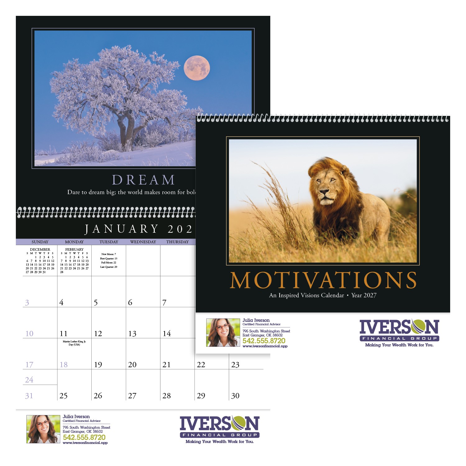 Triumph® Calendars Motivations Calendar – Swag Made in the USA