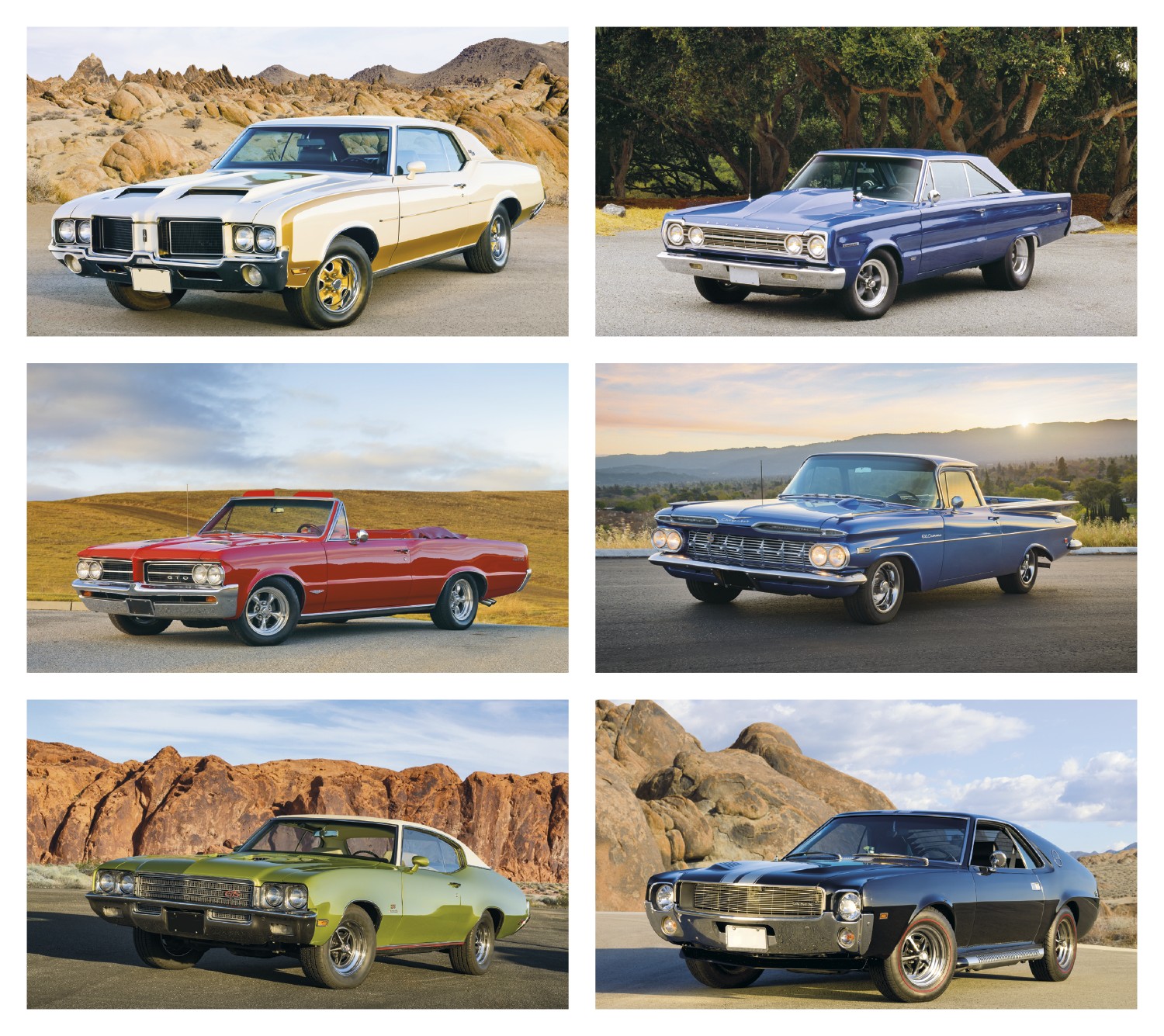 Triumph® Calendars Muscle Cars Calendar – Swag Made in the USA