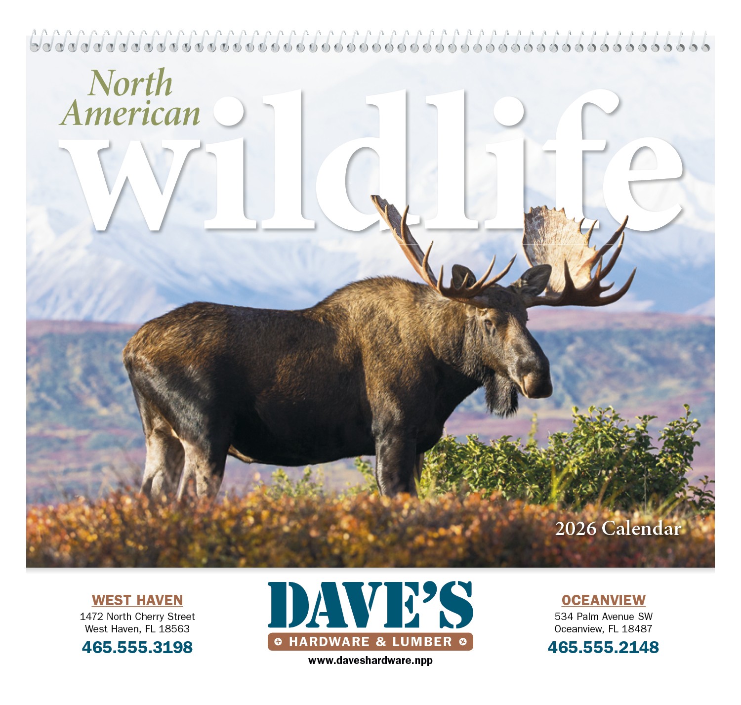 Triumph® Calendars North American Wildlife Calendar – Swag Made in the USA