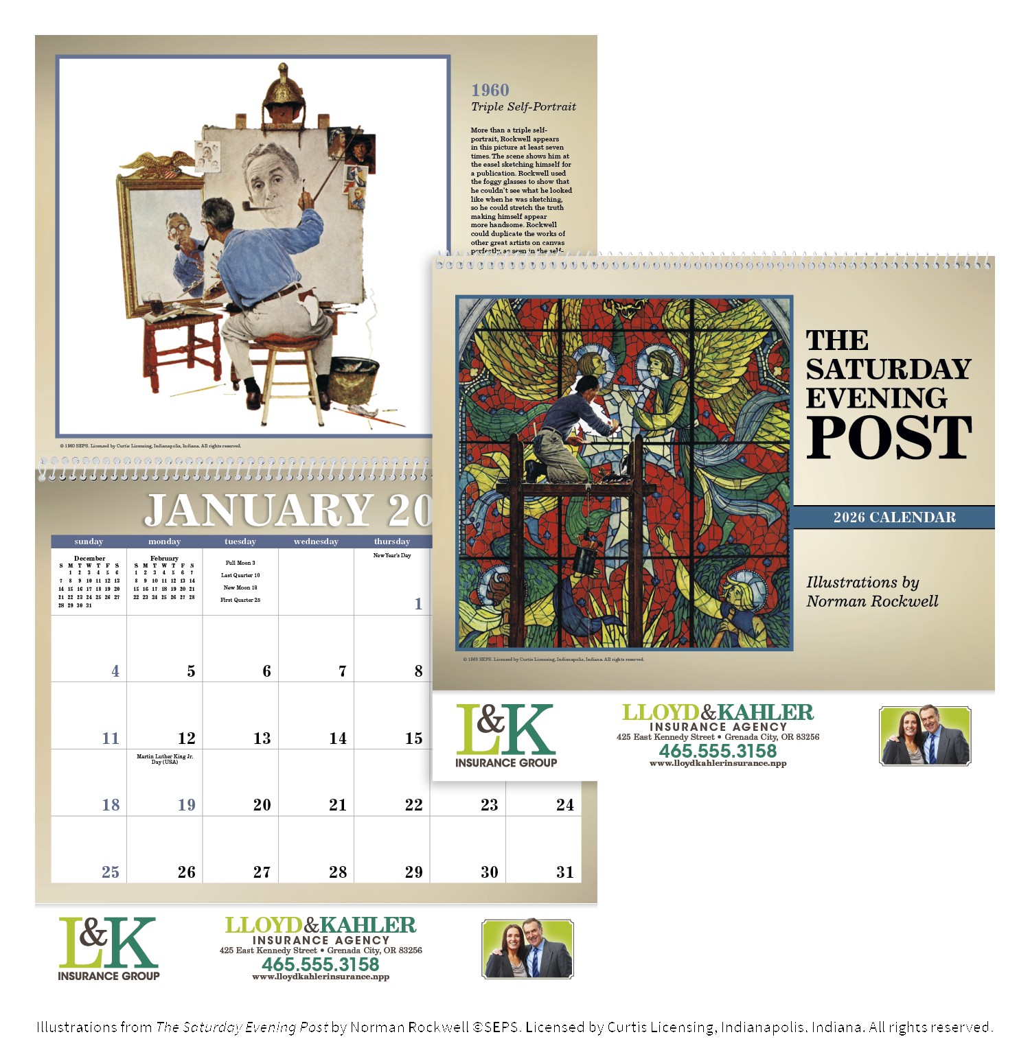Triumph® Calendars The Saturday Evening Post Illustrations by Norman ...