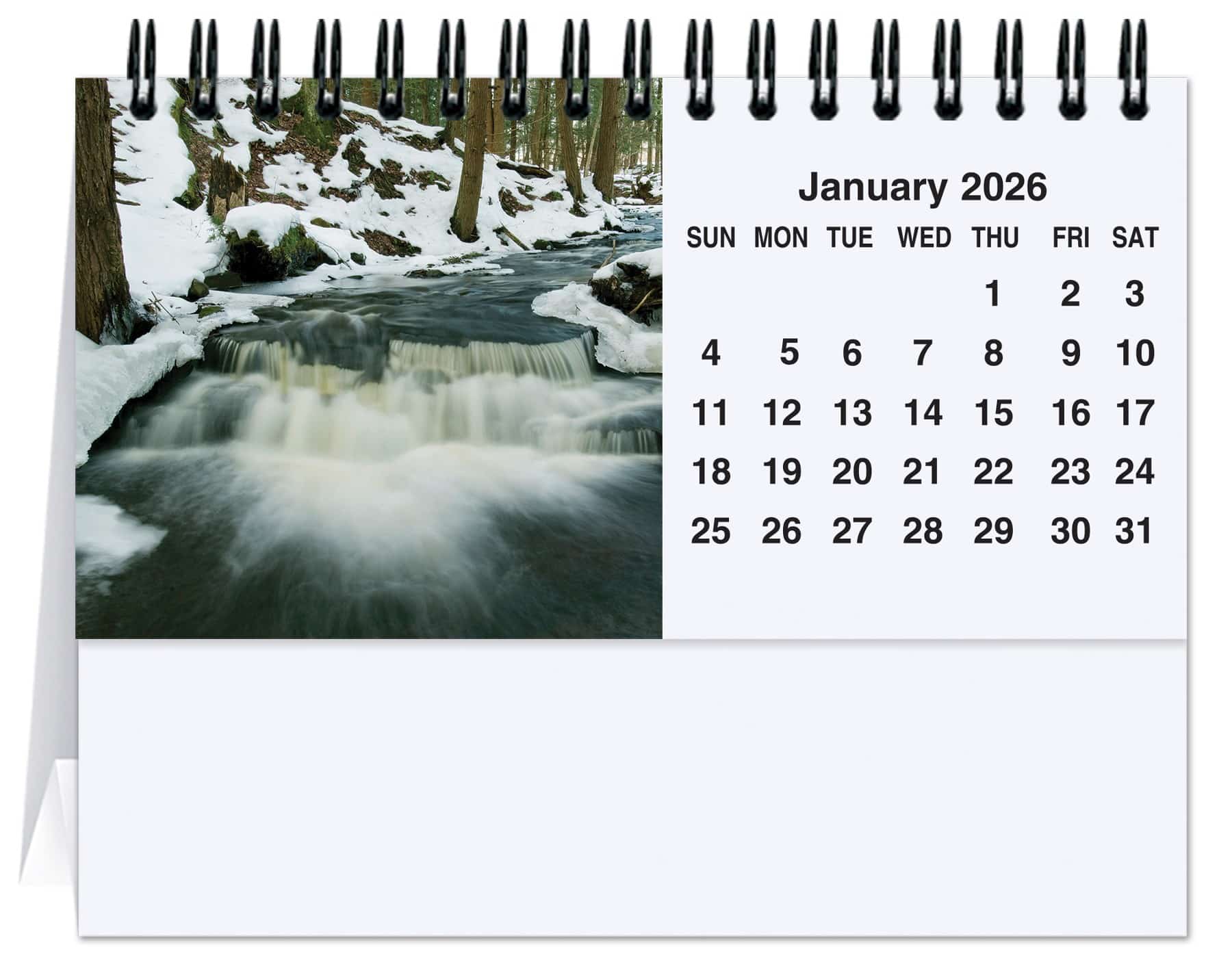 Waterways Water Tent Desk Calendar (5 13/16″x 4 ½”) – Swag Made in the USA